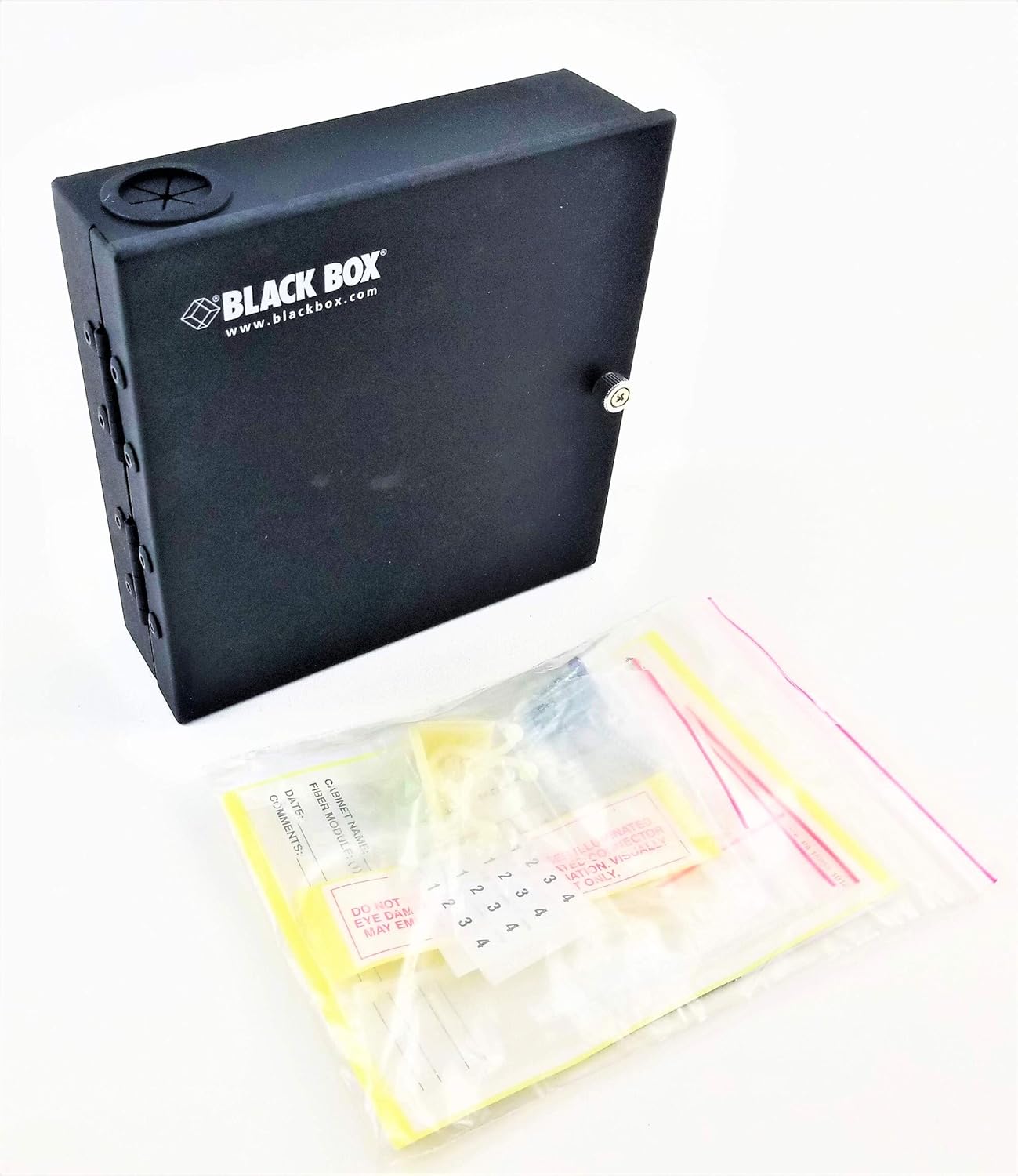 Amazon.com: Black Box Mini Wallmount Fiber Enclosure, One Adapter Panel ...