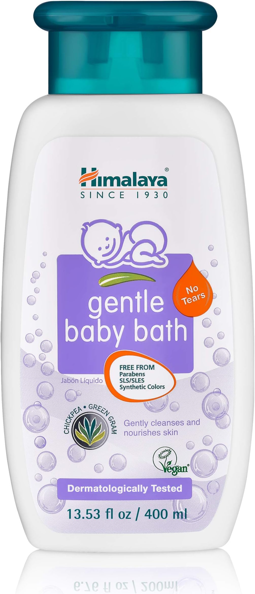 Amazon.com: Himalaya Gentle Baby Bath, Gentle, Non-Irritating Cleanser ...