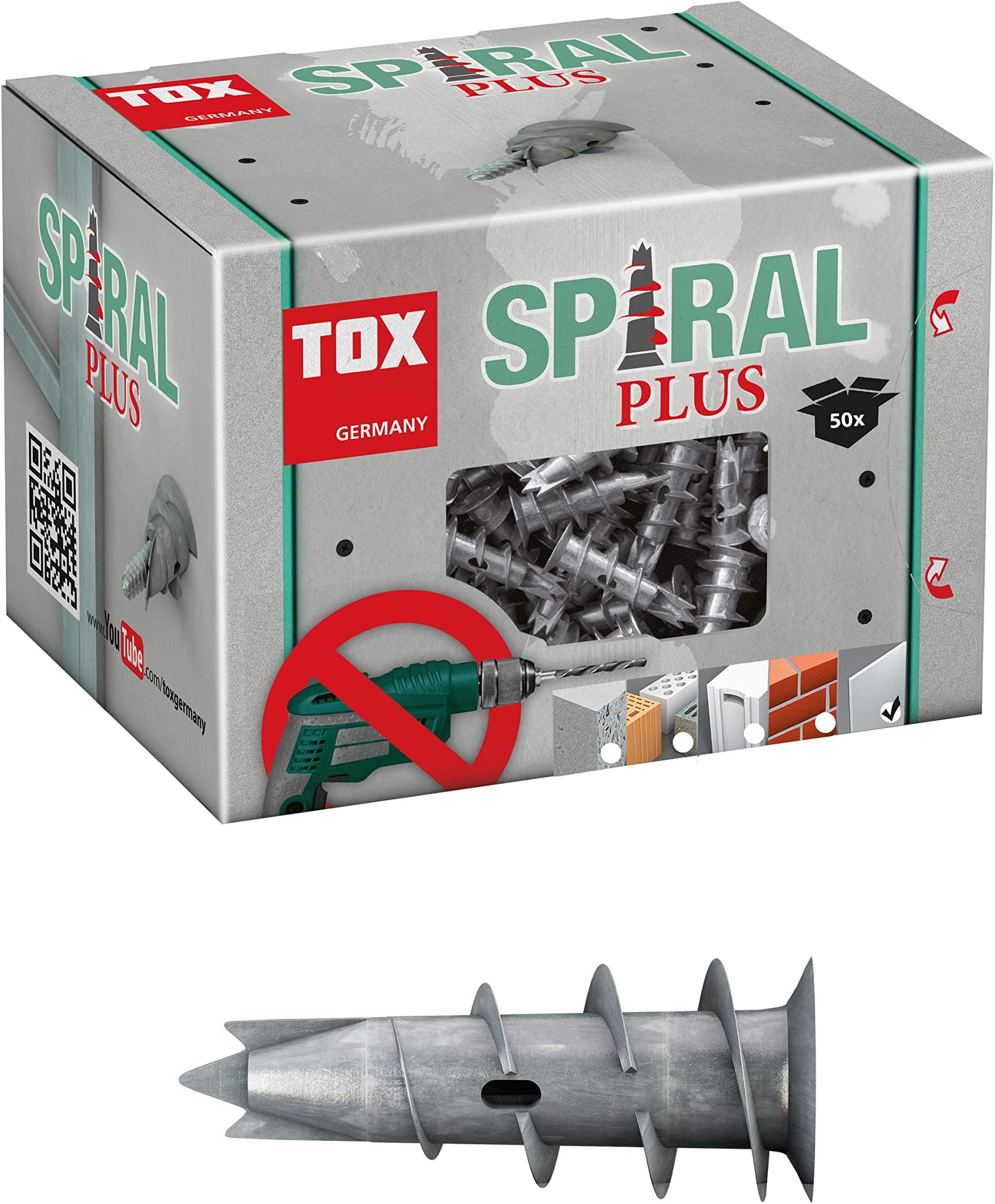 20 Set Baven Gipskartondübel Metall 35mm Rigipsdübel mit Schraube ...