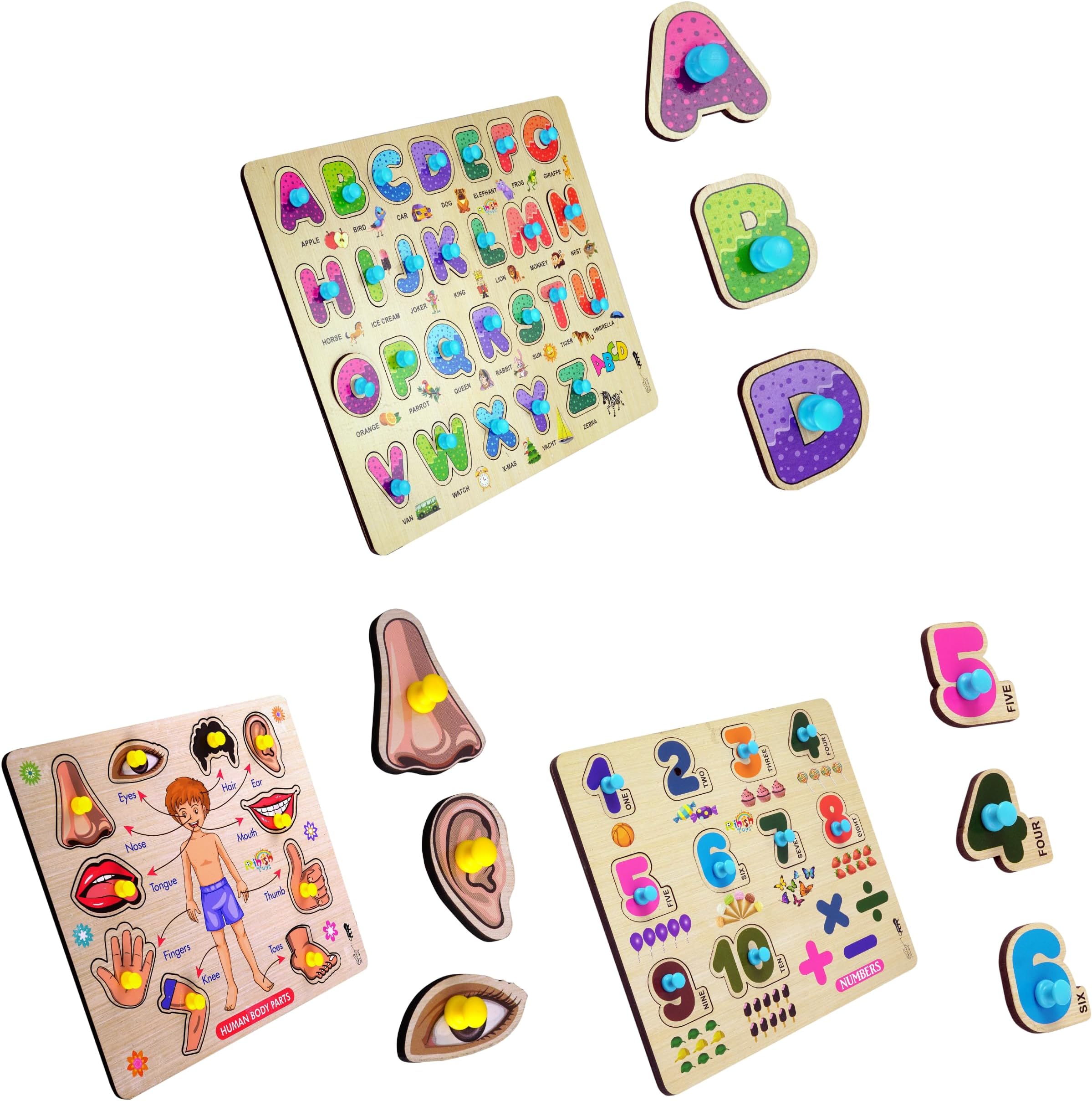 Lefan Colorful Wooden Puzzle Toy For Kids Jigsaw Puzzles For Adults ...