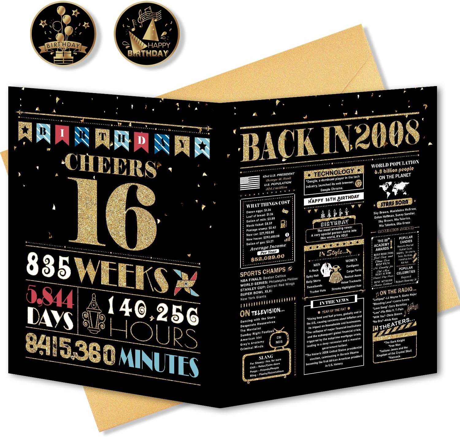 Amazon.com : Cool Gifts for 16 Year Old Girls Boys, Humor 16th Birthday ...