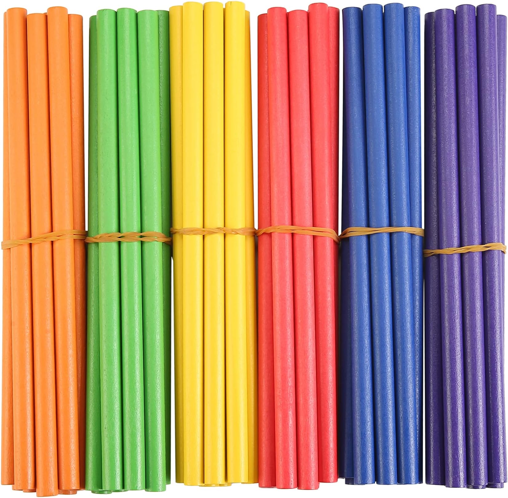 Amazon.com: 60 Pack Rhythm Sticks for Kids, 12 Inch Wood Lummi Sticks ...