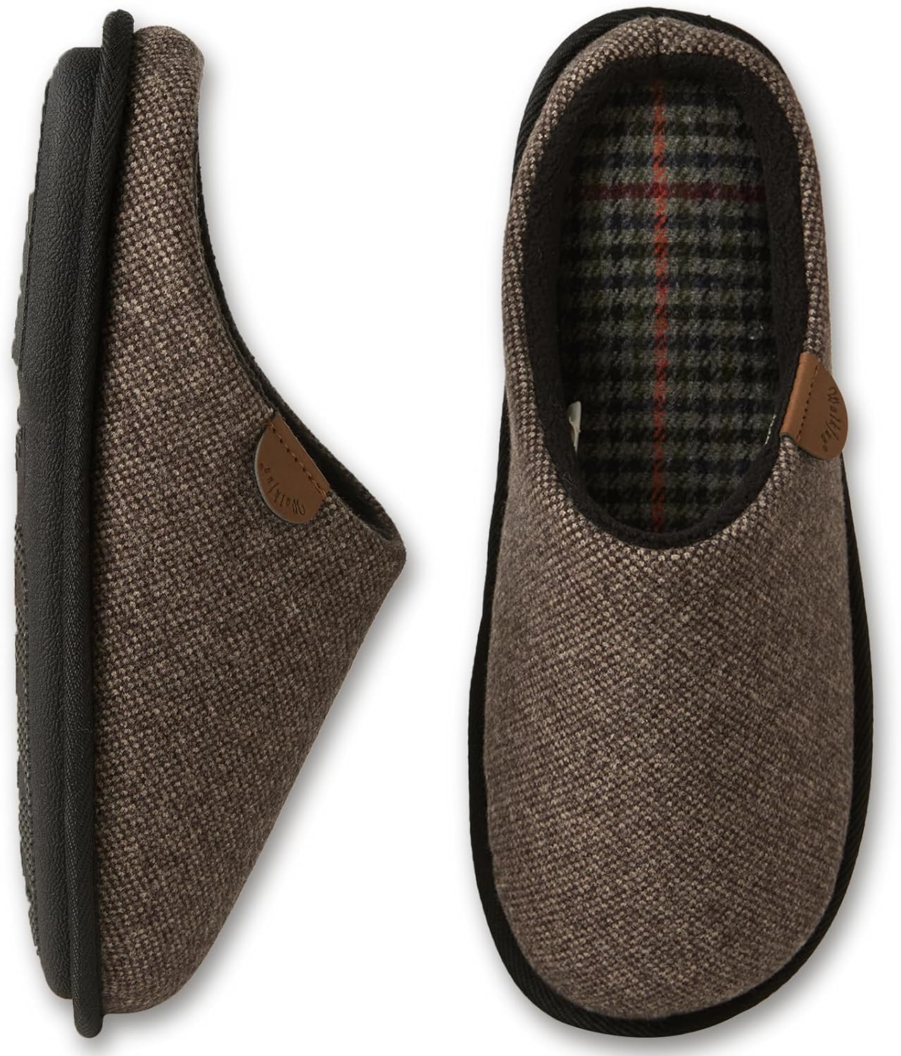 Amazon.com | WALKFUN House Slippers for Men Memory Foam Full To Slip on ...