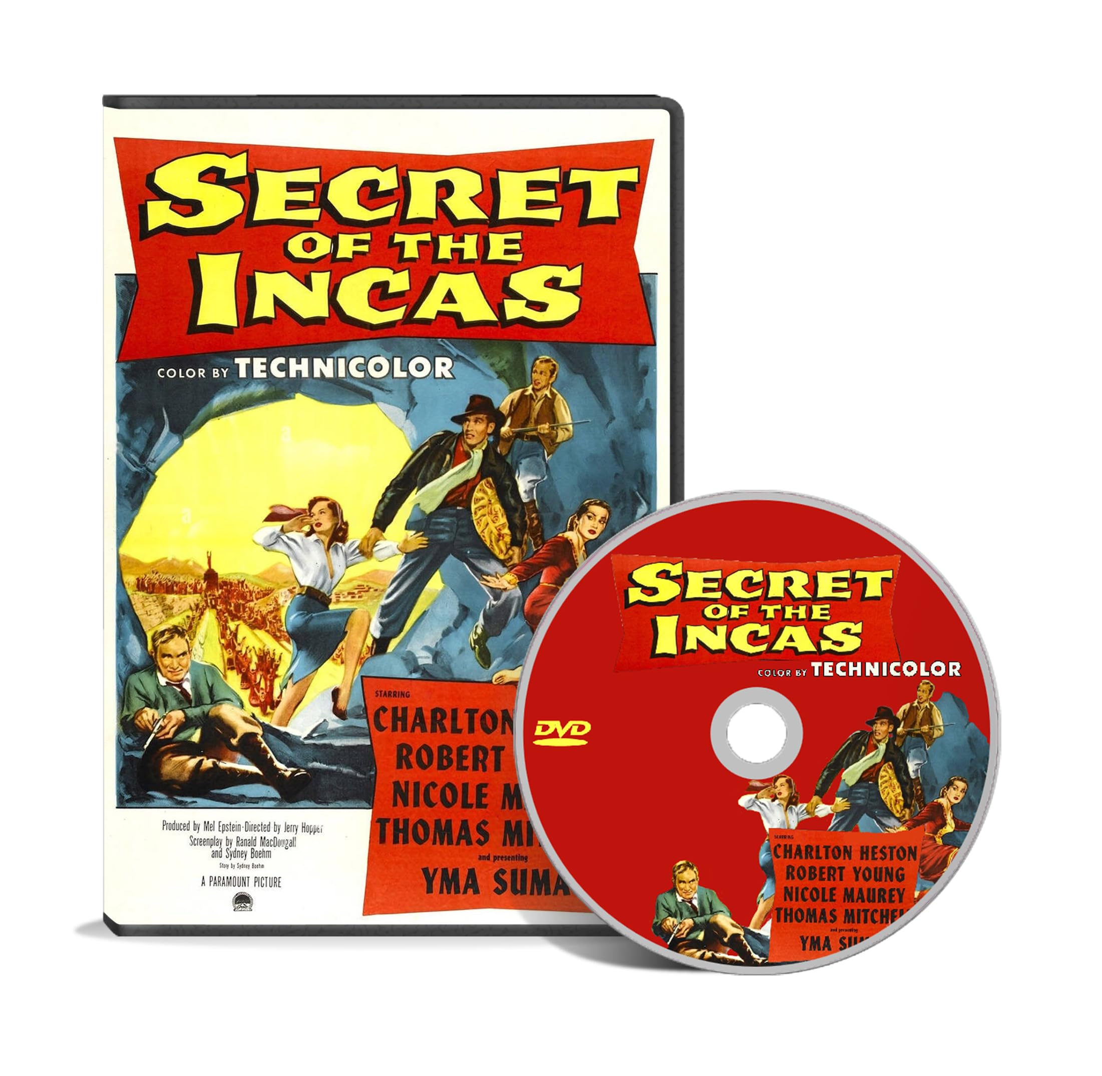 Amazon.com: Secret of the Incas (1954) Adventure DVD : Movies & TV