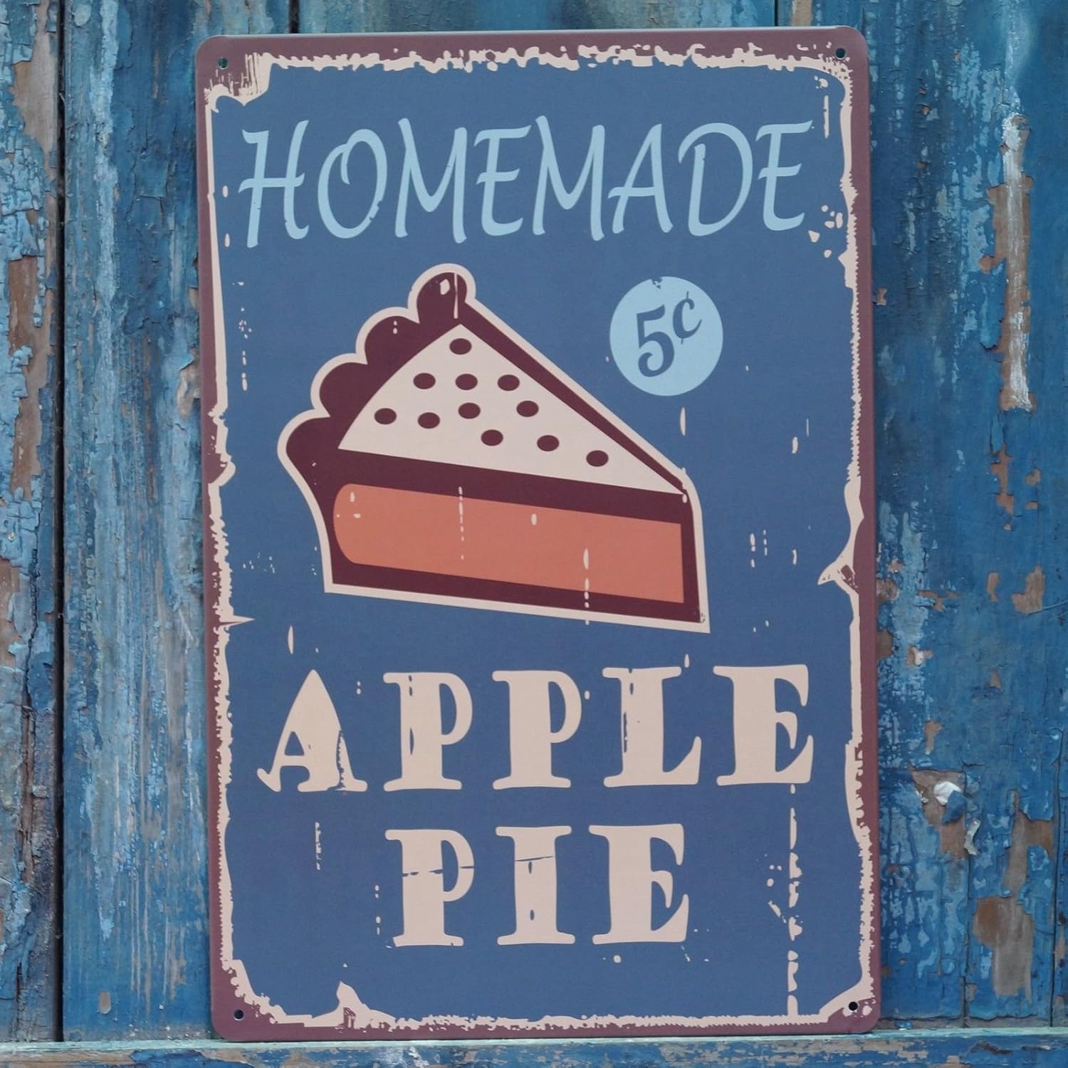Amazon.com : Apple Pie Homemade Retro Metal Tin Signs Ad Poster Fast ...