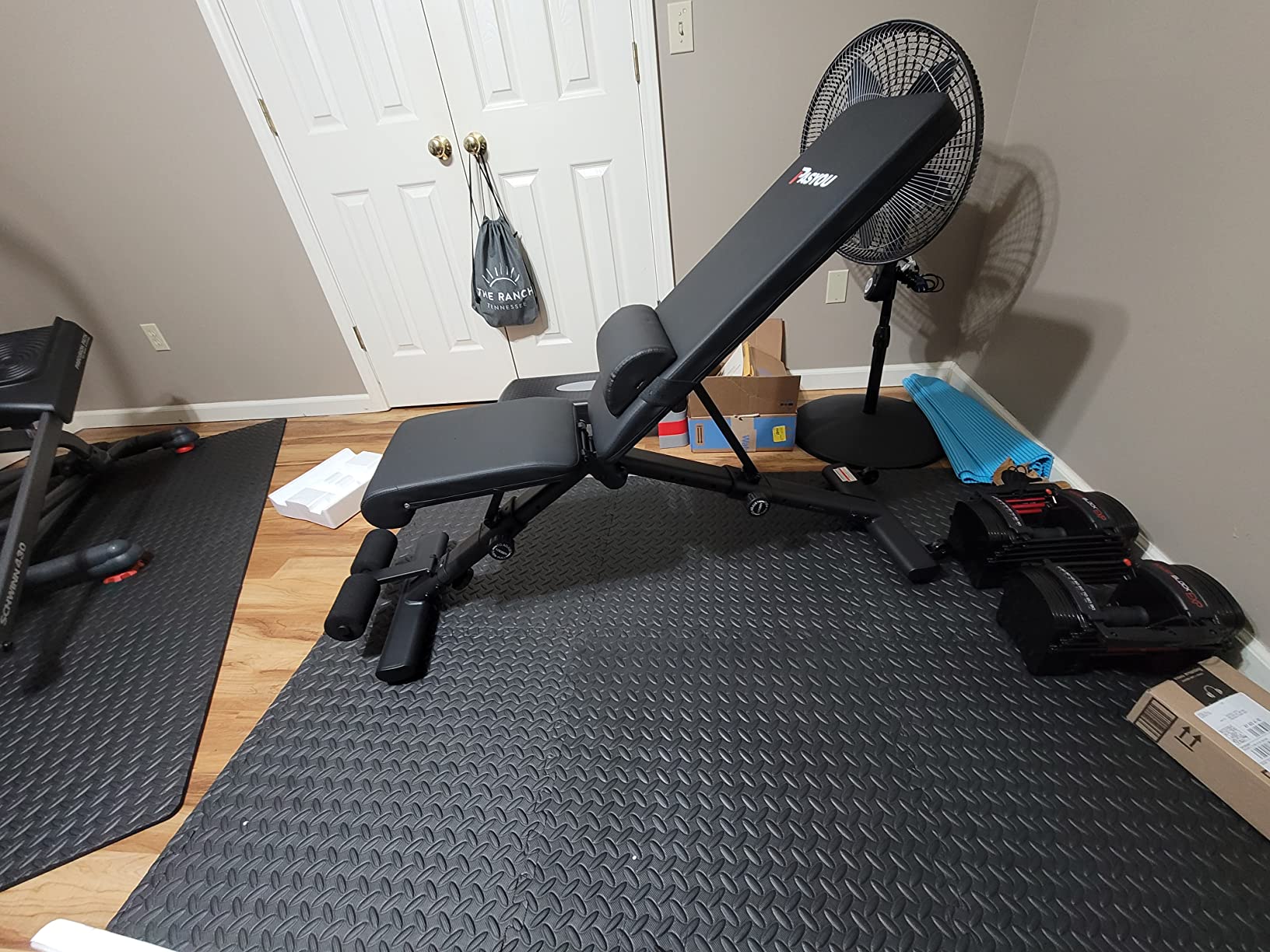 $18/mo - Finance PASYOU Adjustable Weight Bench Full Body Workout Multi ...