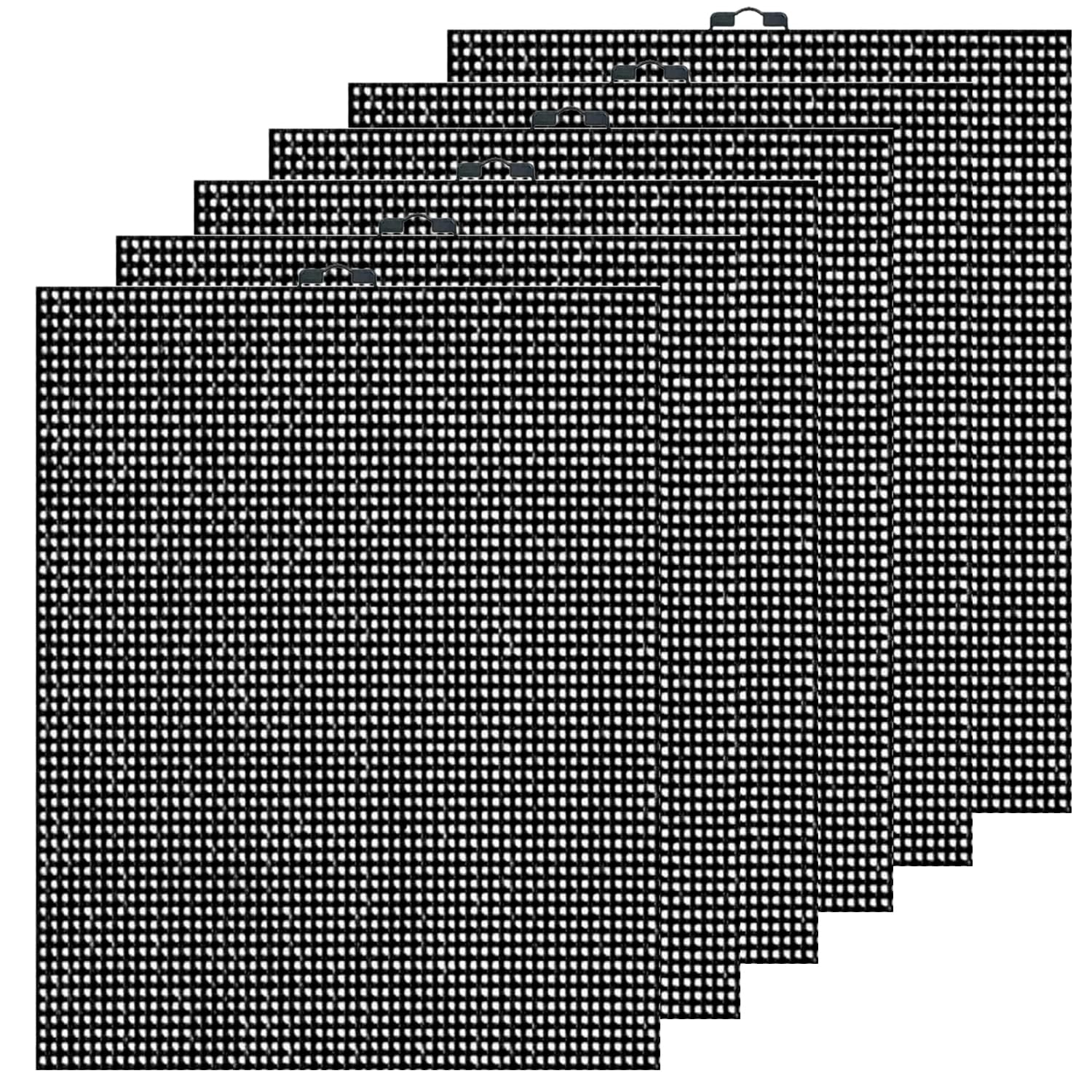 Amazon.com: 6 Pack 7 Count Plastic Canvas Sheets,Plastic Mesh Canvas ...