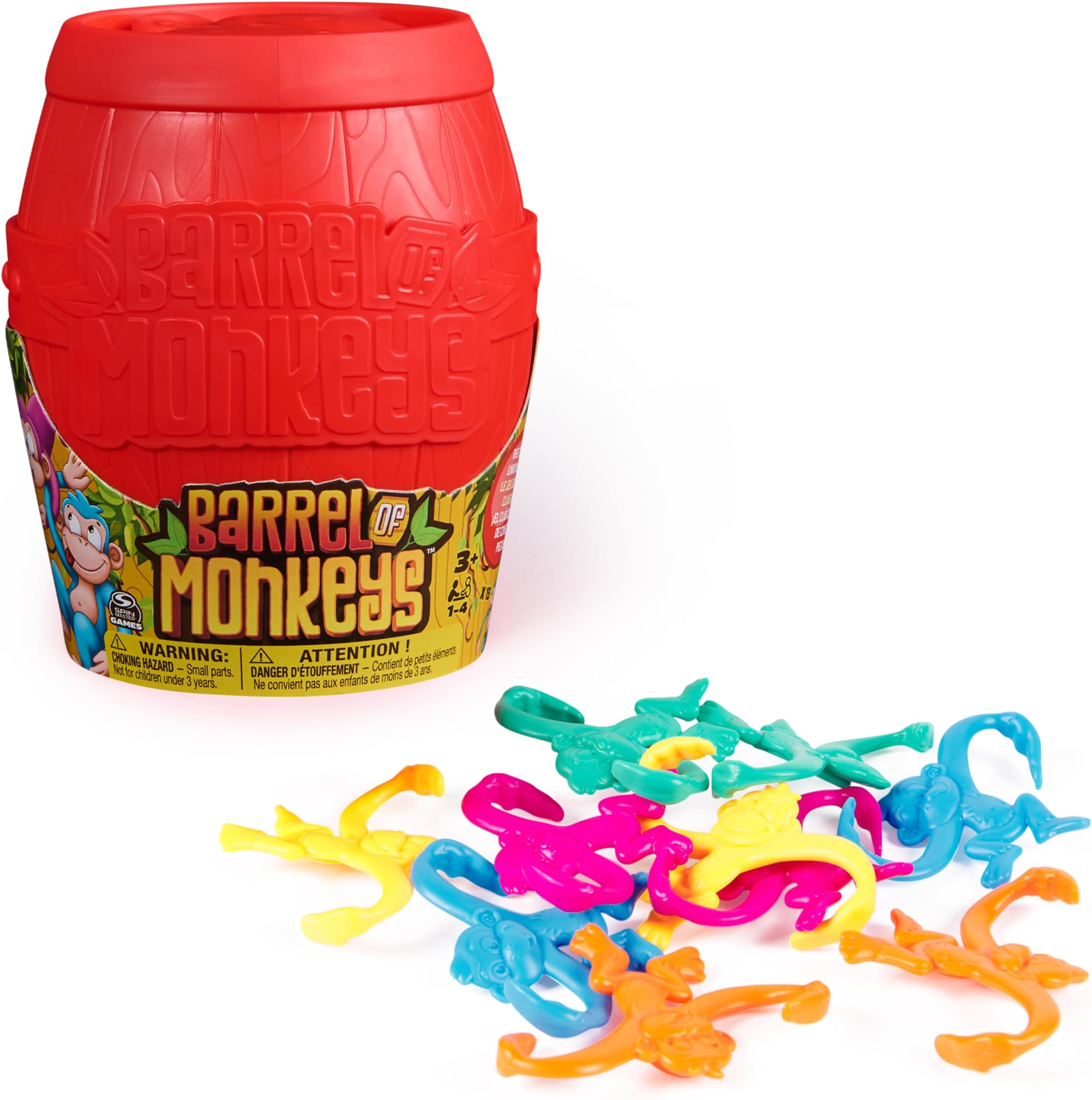 BARREL OF MONKEYS Hasbro Barrel of Monkeys - Elefun and Friends ...