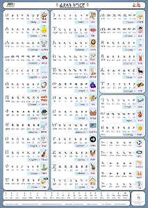 Generic Eritrean and Ethiopian Habesha Tigrinya Fidelat (Alphabets ...