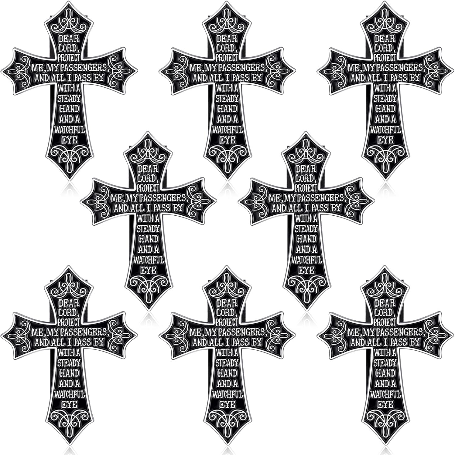 Amazon.com: 8 Pcs Religious Visor Clips for Cars, Guardian Angel ...