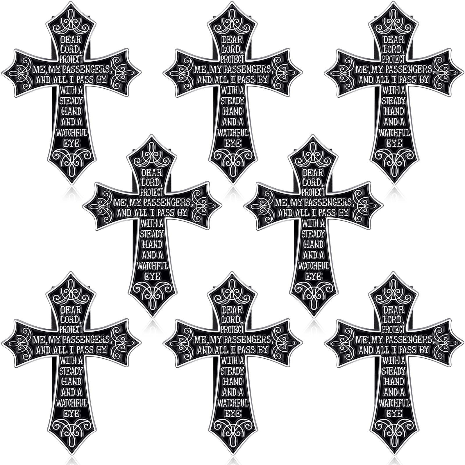 Amazon.com: 8 Pcs Christian Visor Clips for Cars Guardian Angel Visor ...