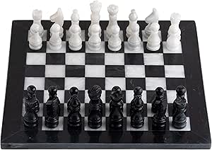 Amazon.com: Marble Chess Set-Magnificent Handcrafted Board and Chess ...