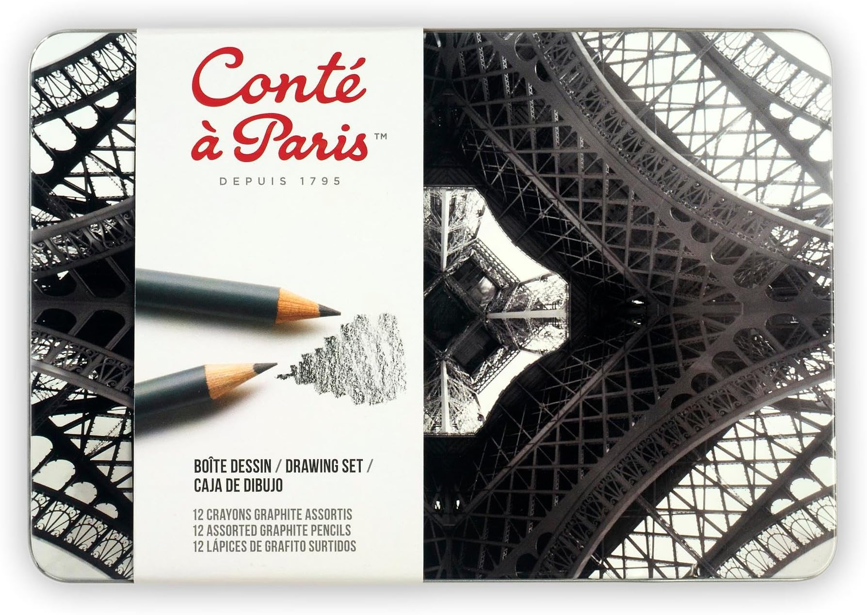 Amazon.com: Conté à Paris 6-Count Sketching Pencils Set : Toys & Games
