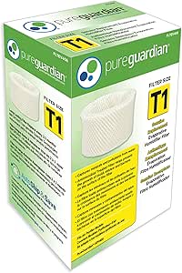 Amazon.com: Pure Guardian FLTEV406 Evaporative Humidifier Filter, T1 ...