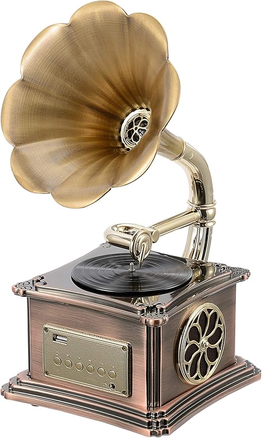 Amazon.com: Mini Vintage Retro Classic Gramophone Phonograph Shape ...