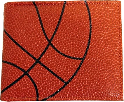 Zumer Sport Basketball Leather Men's Wallet - Made from Actual Ball ...