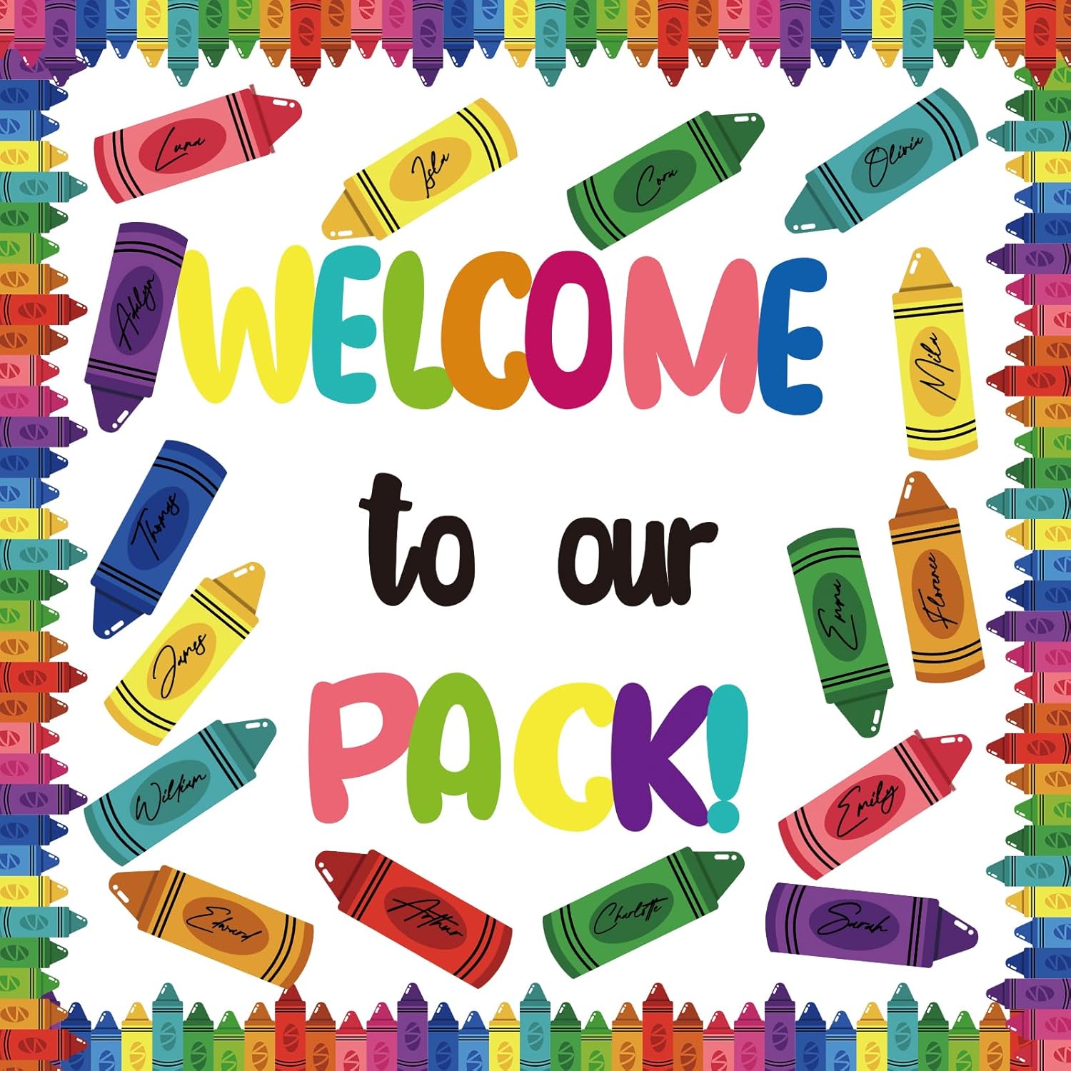 Amazon.com: YQUQWN 65 PCS Back to School Classroom Bulletin Board ...