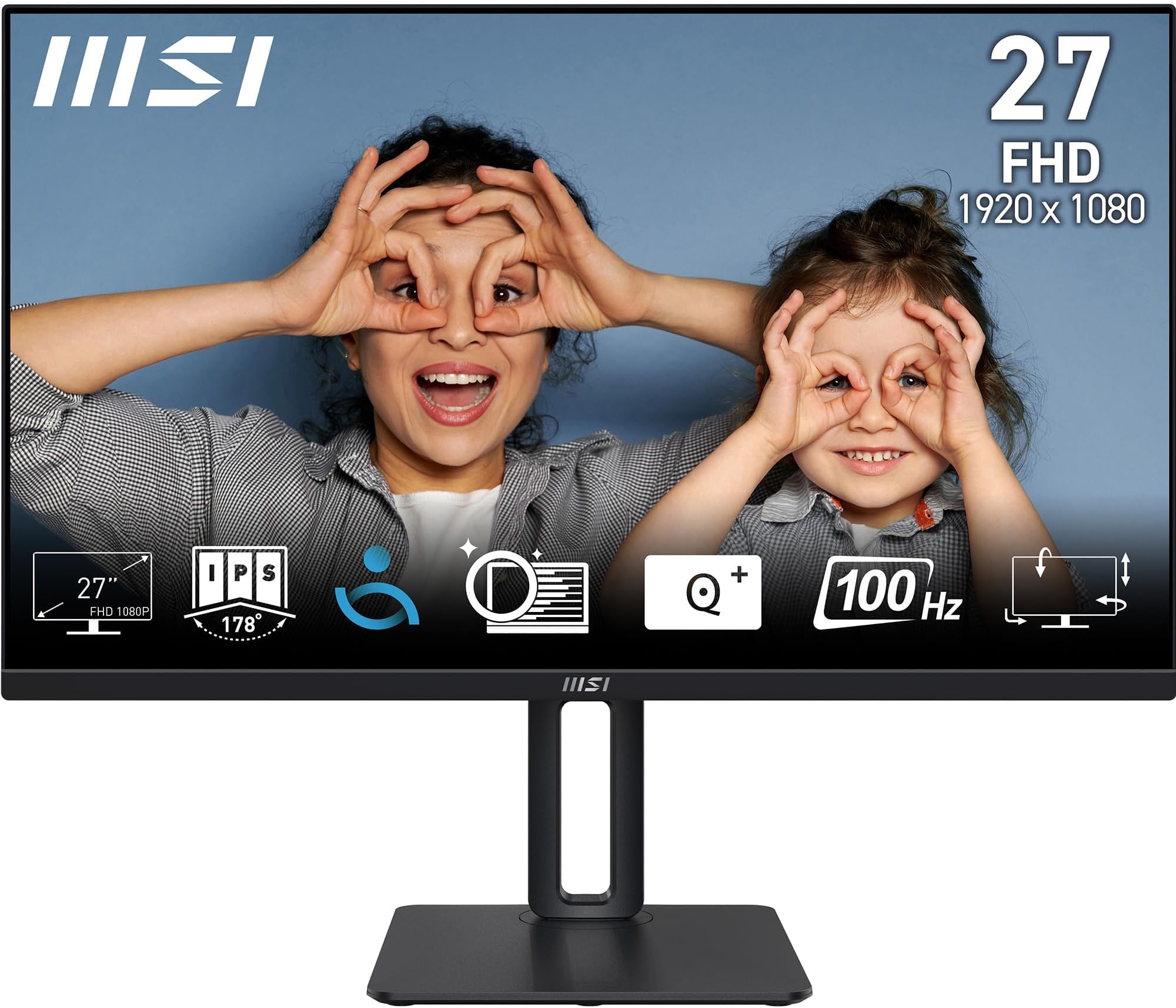 MSI PRO MP273U 27 Inch 4K UHD Office Monitor - 3840 x 2160 IPS Panel ...
