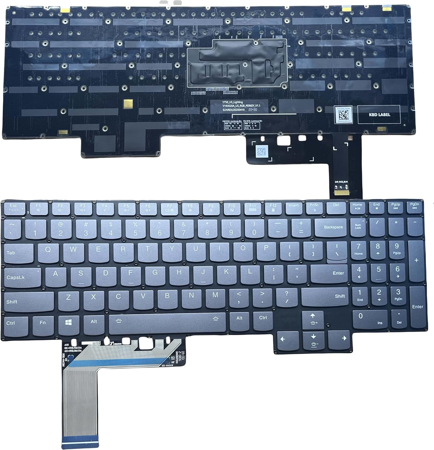 Amazon.com: New Keyboard for Lenovo Legion 7-15 7-15IMH 7-15 IMH05 7-15 ...