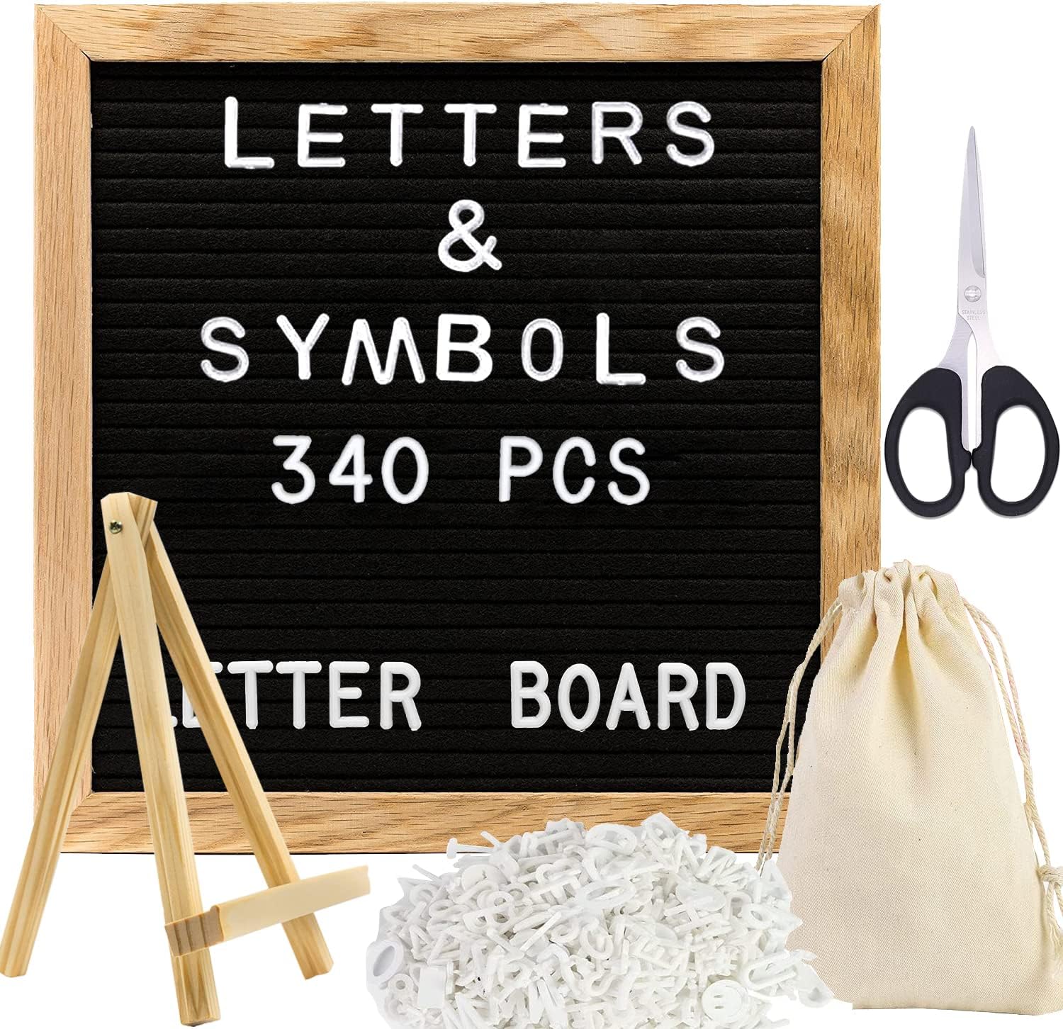 Pizarrón y letrero de madera vintage, 25 cm x 25 cm marco de roble ...