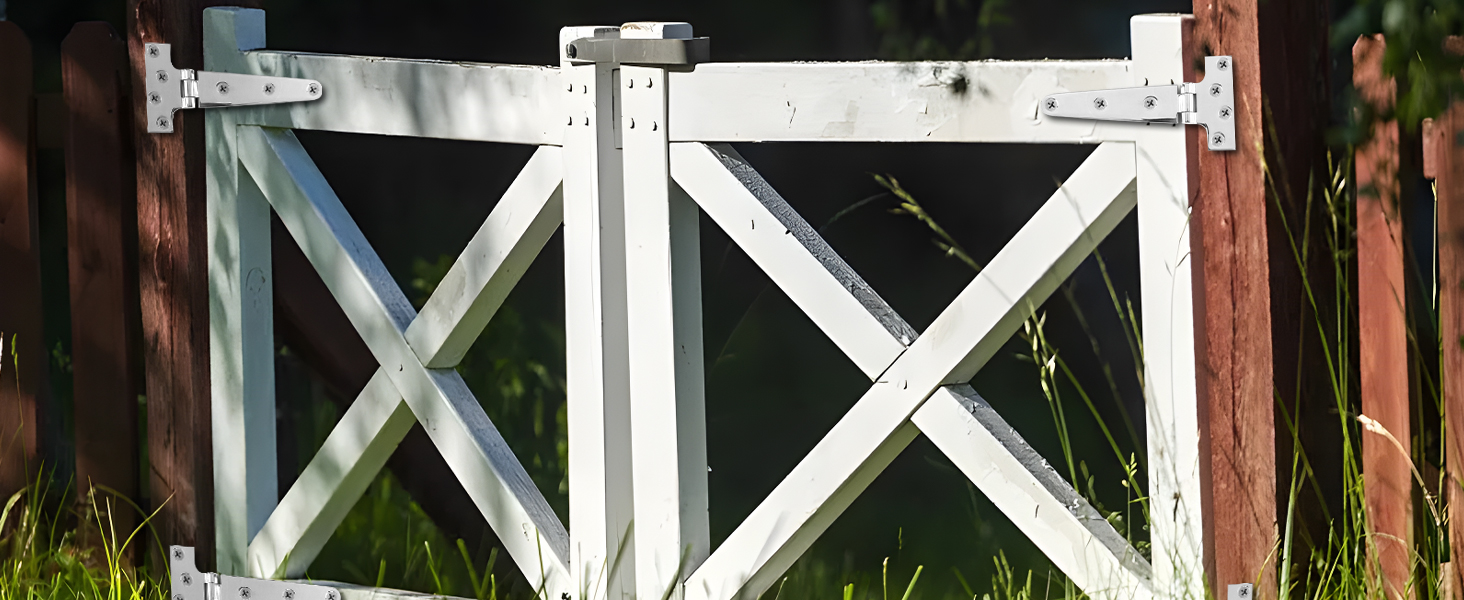 316 Stainless Steel T Strap Hinges Rust Resistant TamBee 6" T Strap Gate Hinges - 316 Stainless ...