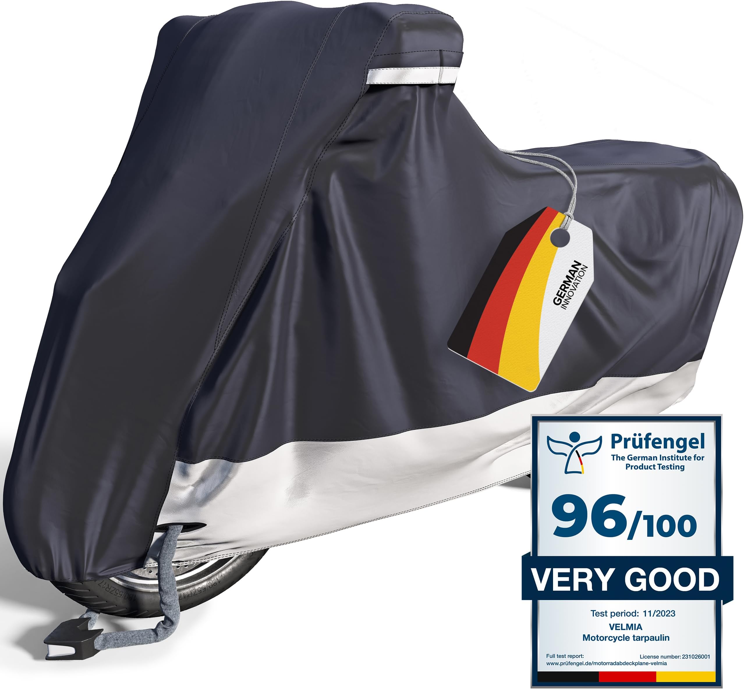 VELMIA Motorcycle Cover Extremely Heat Resistant up to 550 F I High ...
