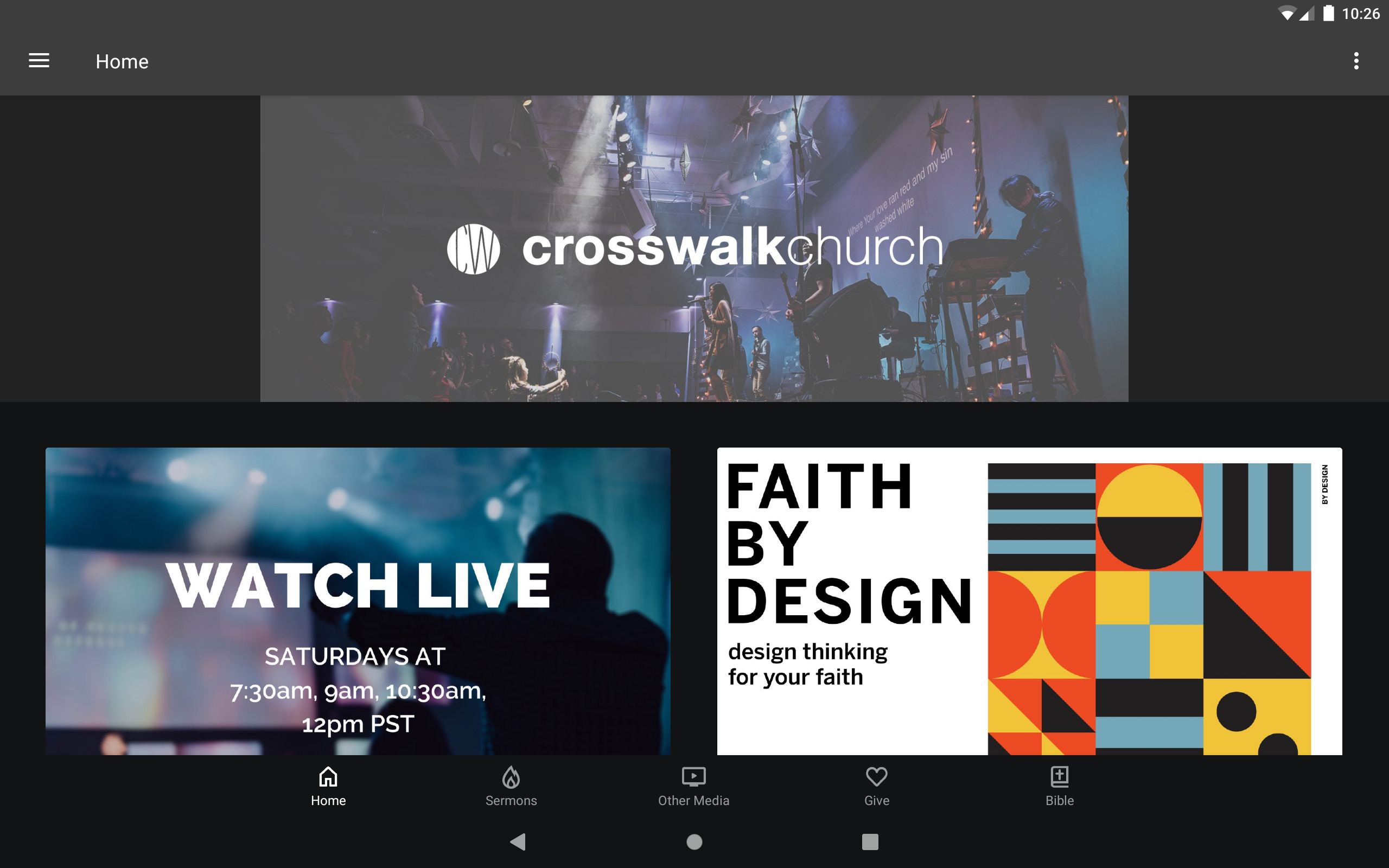 Crosswalk Church app - App on Amazon Appstore