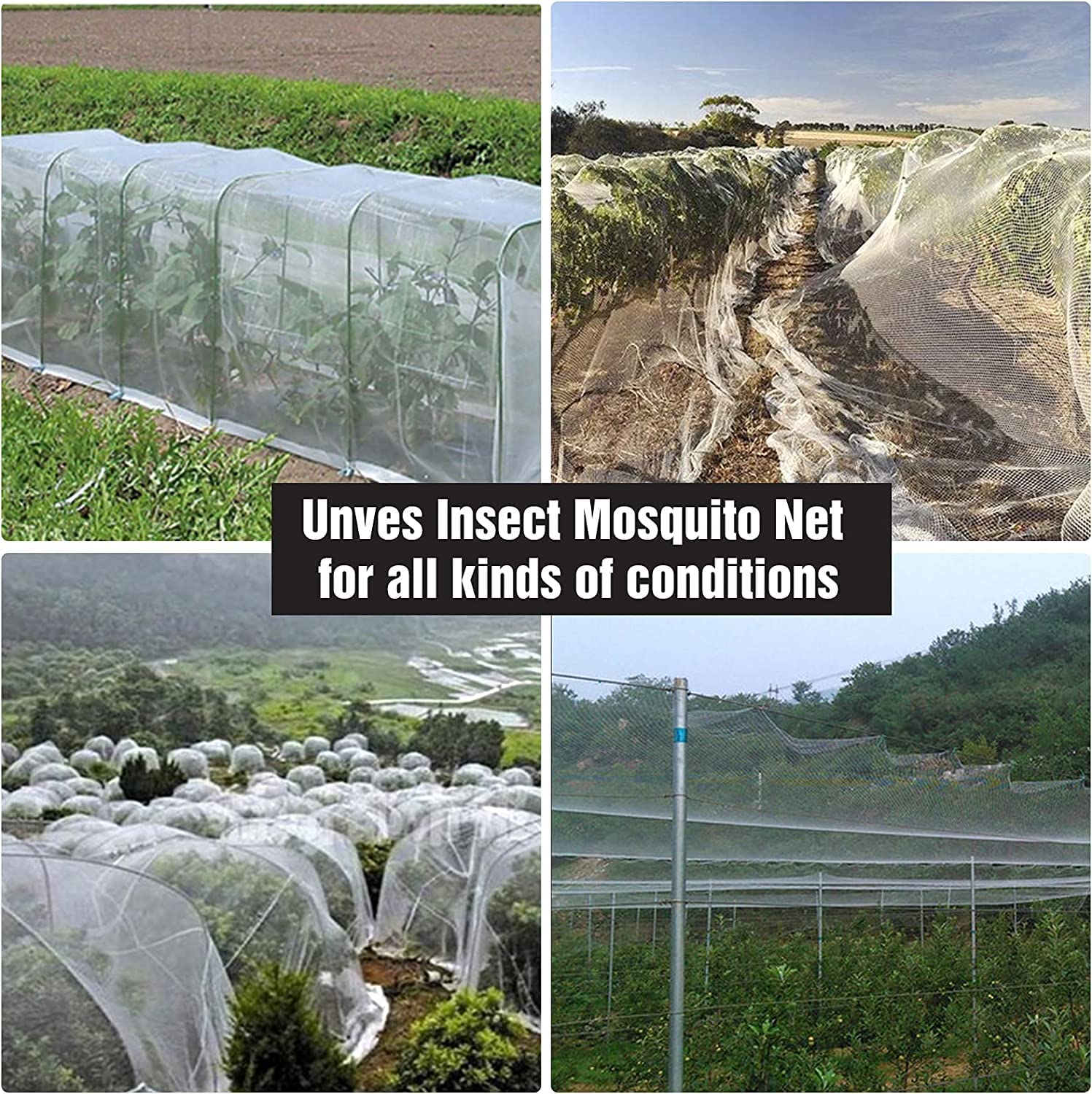 Snapklik.com : Garden Mesh Netting, 8 X 20 Mosquito Bird Netting ...