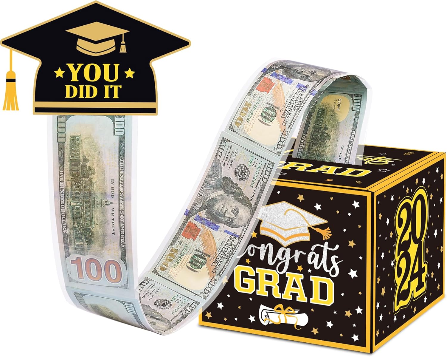 Amazon.com: Meiidoshine 2024 Graduation Money Box for Cash Gift, Funny ...