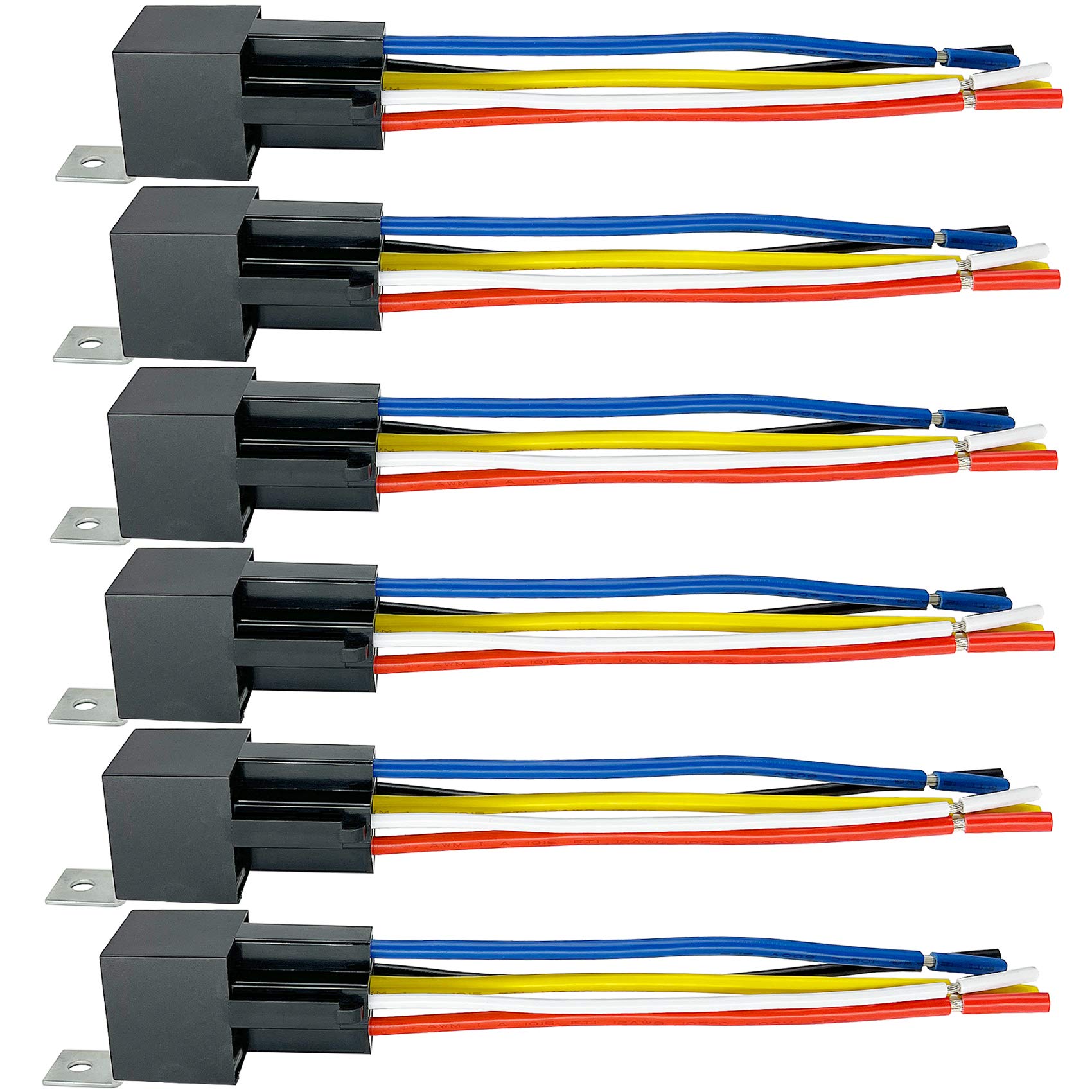 Buy Irhapsody 80 60Amp 12v 5 pin Relay Kit Spdt 12 Volt Bosch Style