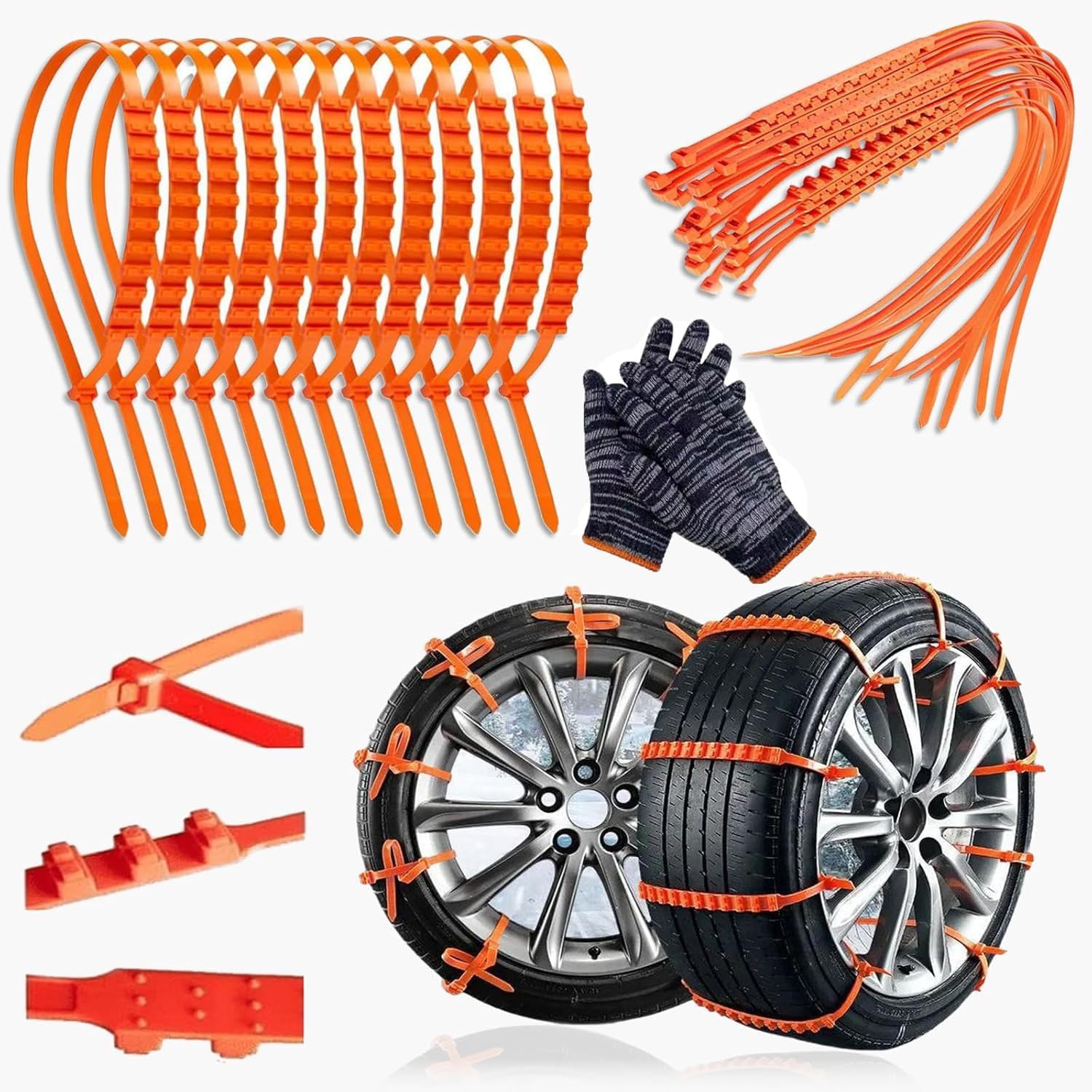 Amazon.com: Zip Tie Treads, Zip Treads for Tires, 2025 Winter Universal ...