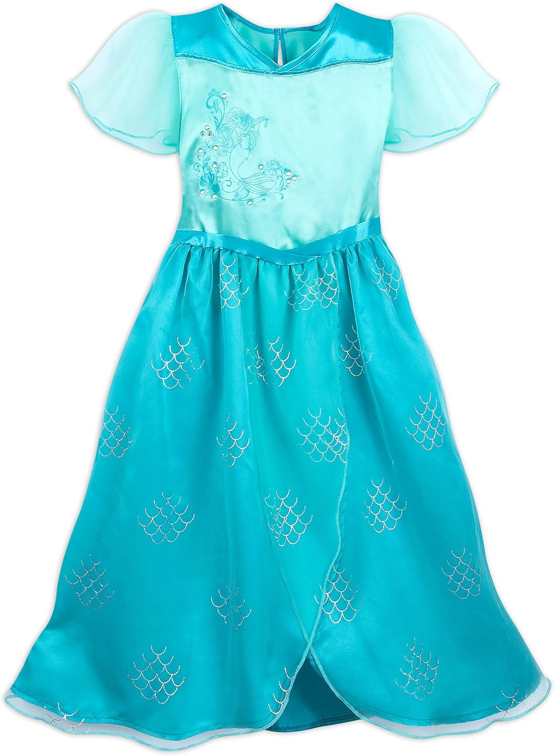 Amazon.com: Disney Ariel Sleep Gown for Girls Size 4 Multi: Clothing ...