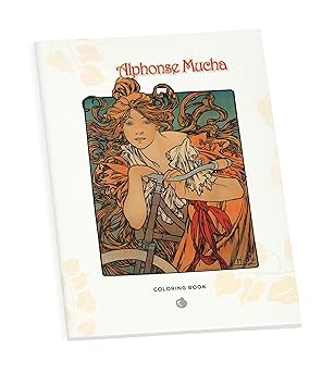 Alphonse Mucha Coloring Book: Baumann, Gustave: 9780764958311: Amazon ...