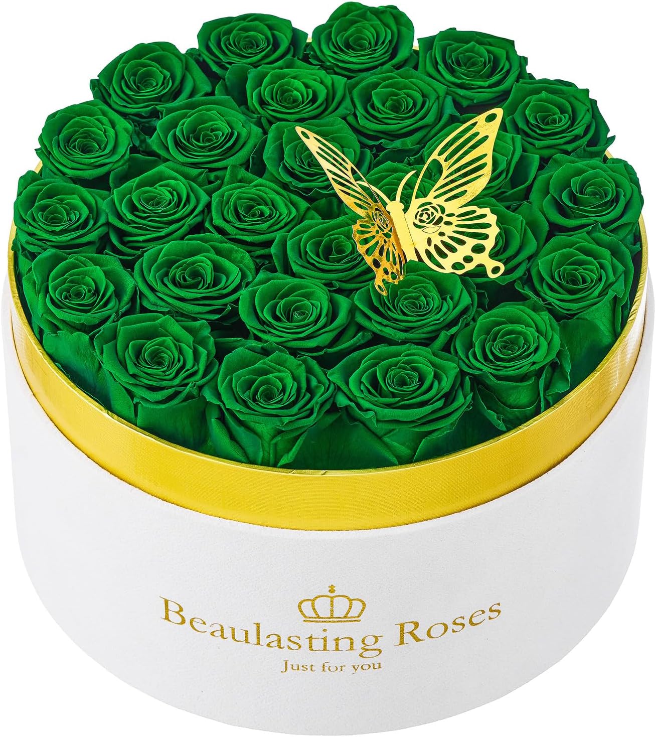 Amazon.com: Preserved Roses Forever Flowers Real Roses in a Box Mother ...