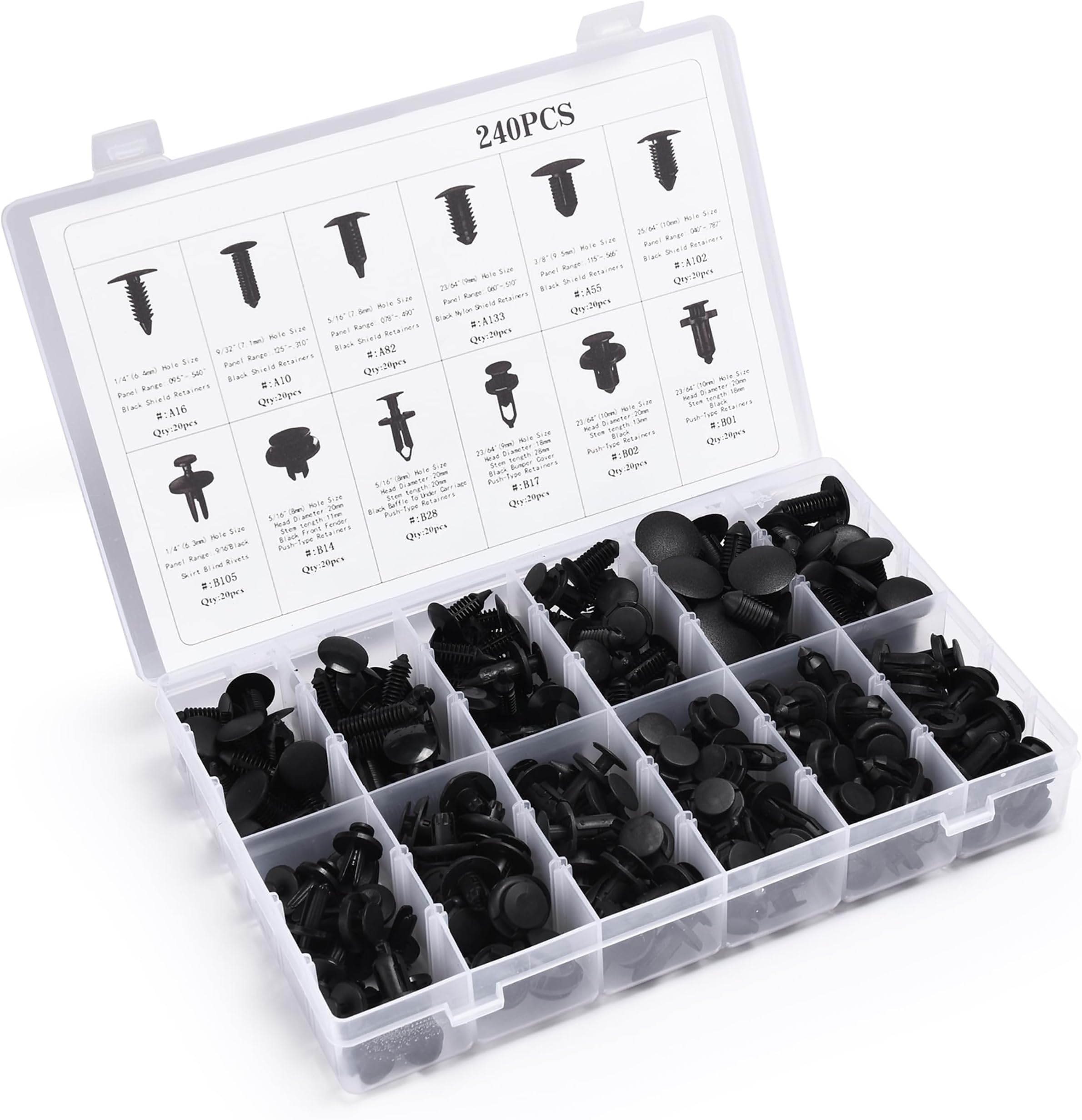 Amazon.com: Disco Automotive 8120 Universal Push-Type Retainer ...