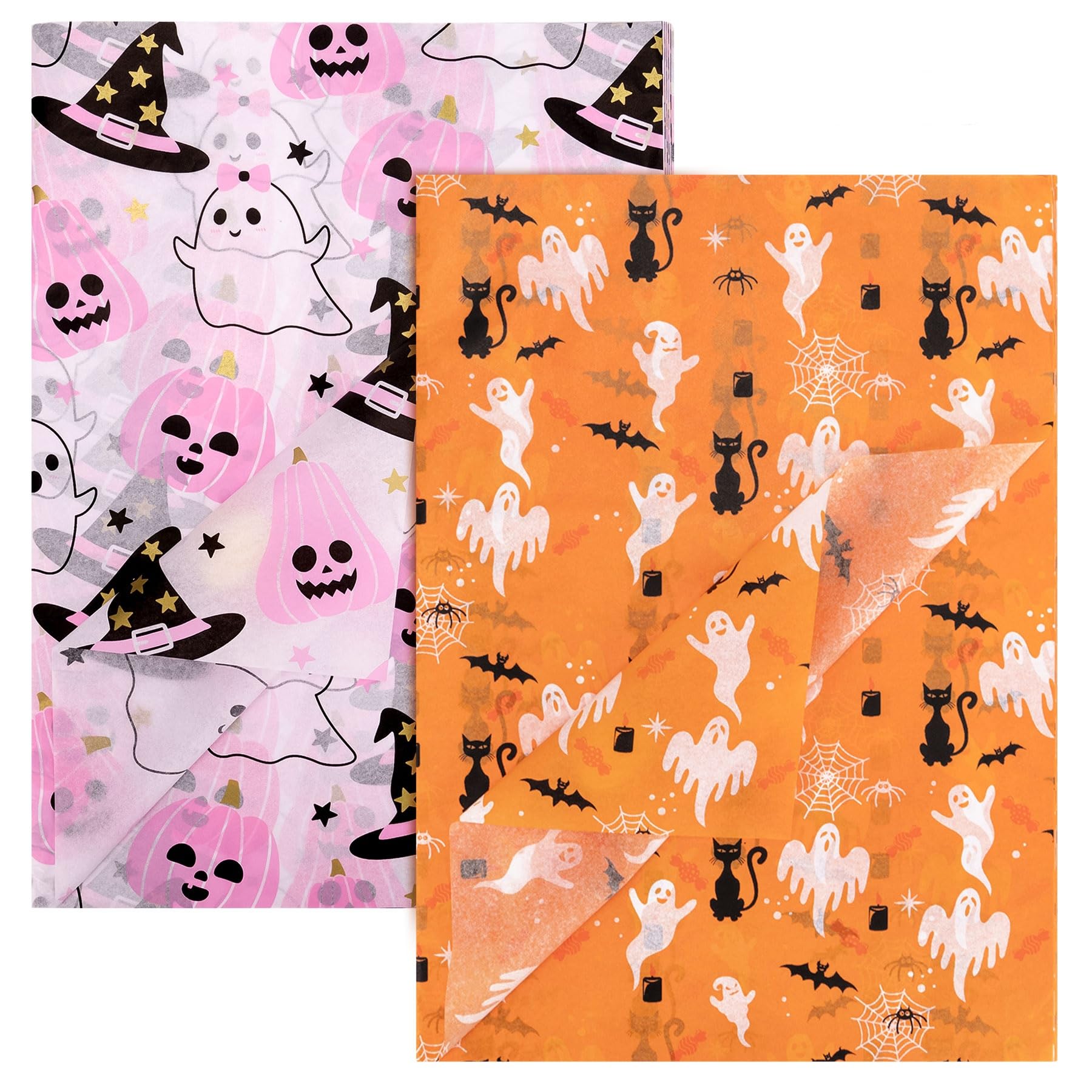 Amazon.com: Rancco 60 Sheet Halloween Tissue Paper, Gift Wrapping Paper ...
