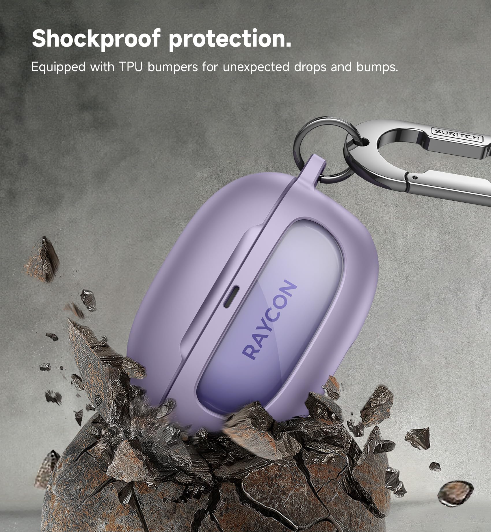 Snapklik.com : SURITCH Case For Raycon Everyday Earbuds Plus ...