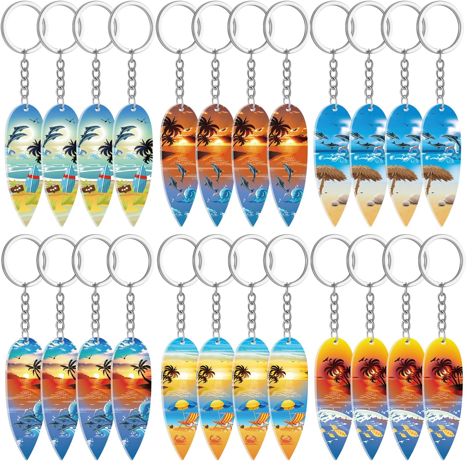 Amazon.com: Florida Key Chain Acrylic Souvenir Retro State Map Gift 2 ...