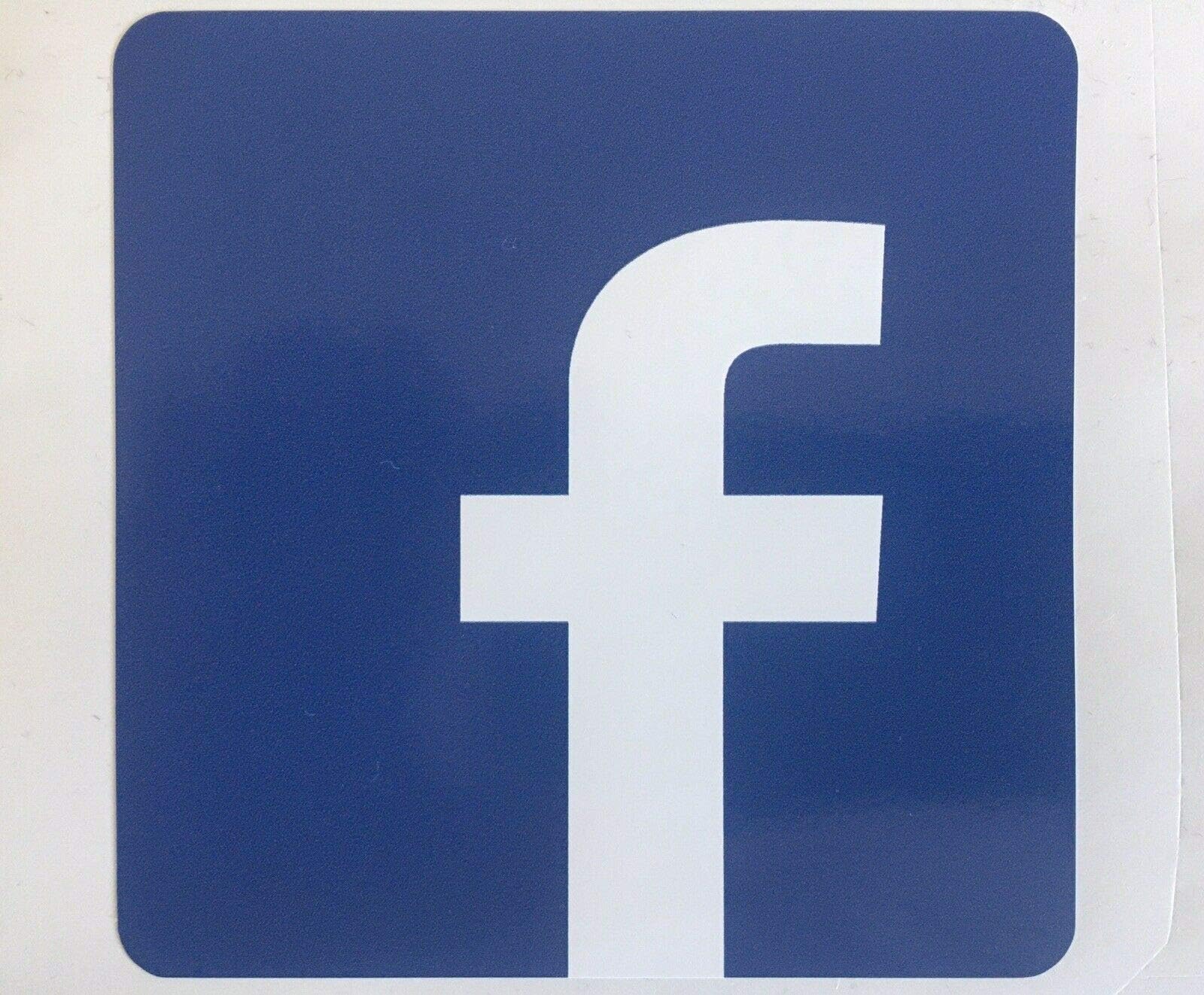 Catchy Signs Brand 'Find us on Facebook' Social Media Etched Glass ...