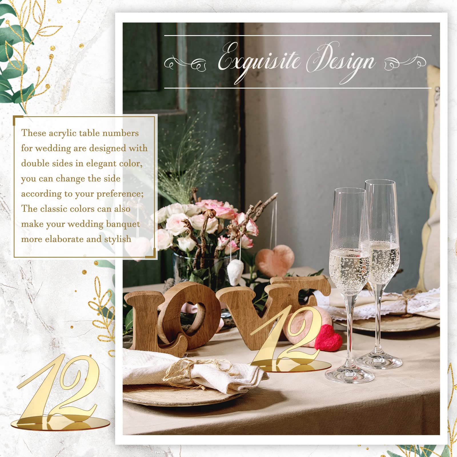 Making table numbers for wedding reception | Beachweddingtips.com