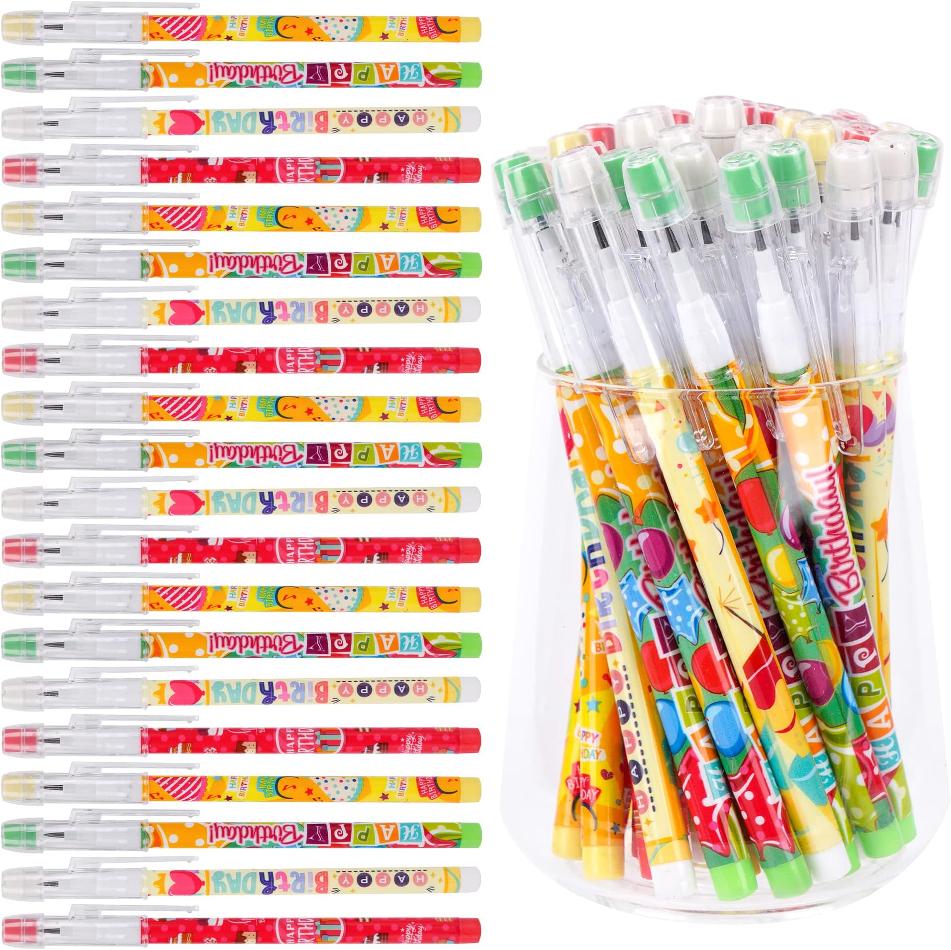 Amazon.com : Stacking Point Pencils for Kids (bulk set of 50) Fun ...