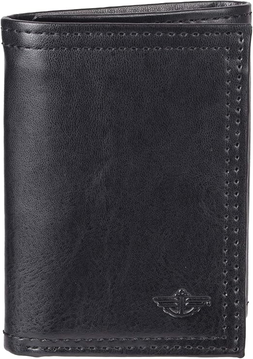 Dockers Men's Coated LeatherExtra Capacity Trifold Wallet, Rfid ...