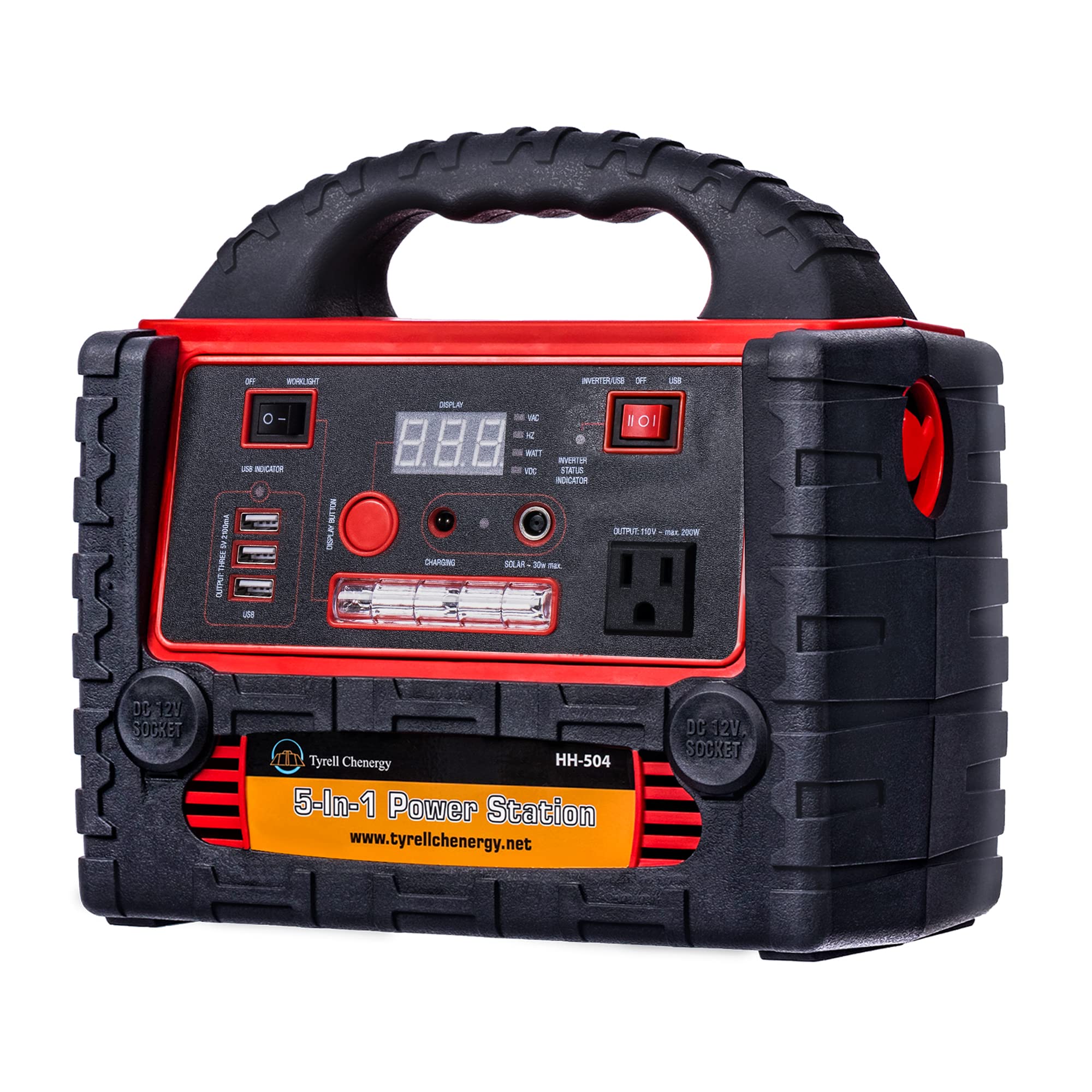 200W Portable Power Station Solar Generator,400W Inverter Peak Surge ...