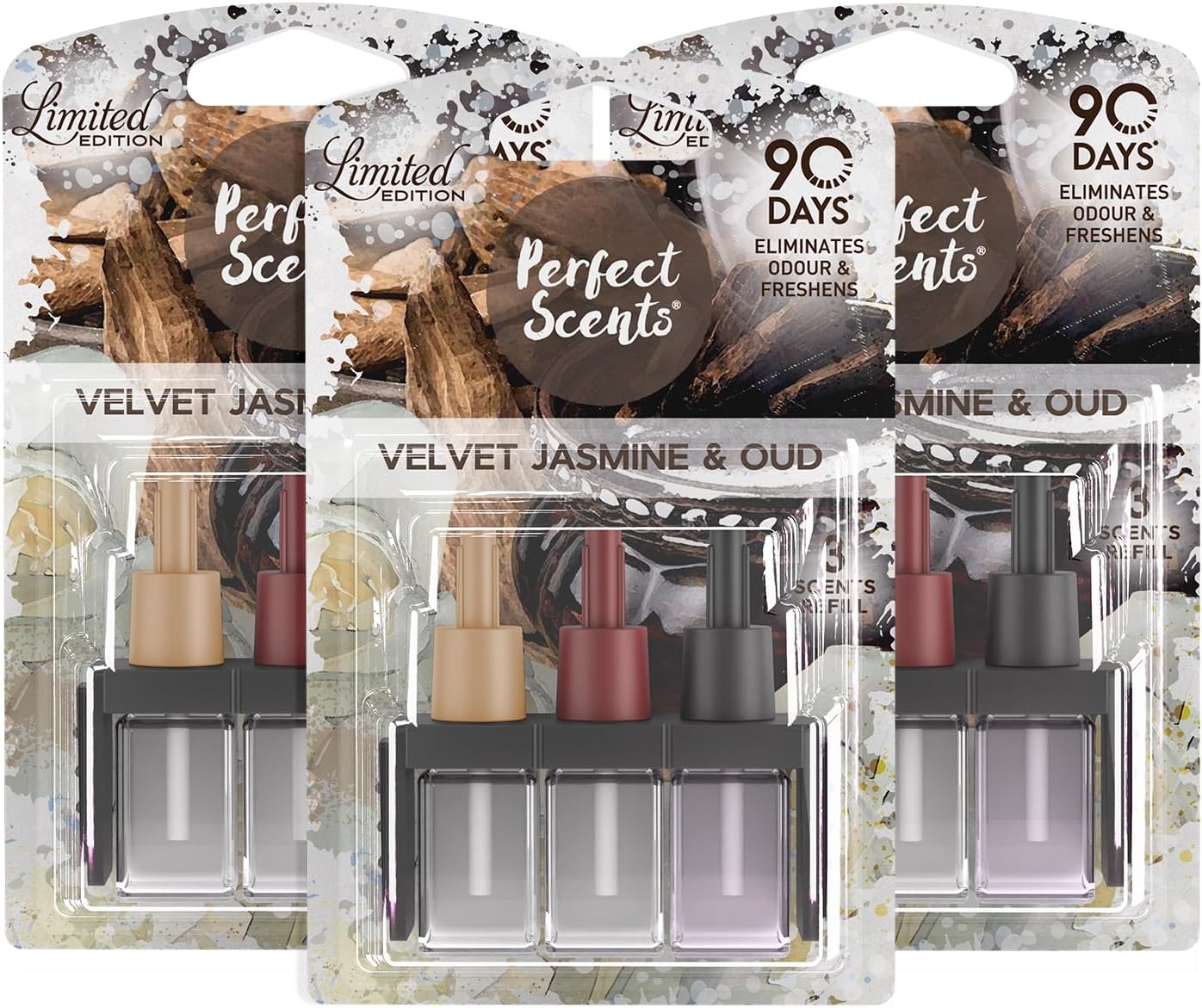 3 x Perfect Scents Plug In Refill Air Freshener - Compatible with ...