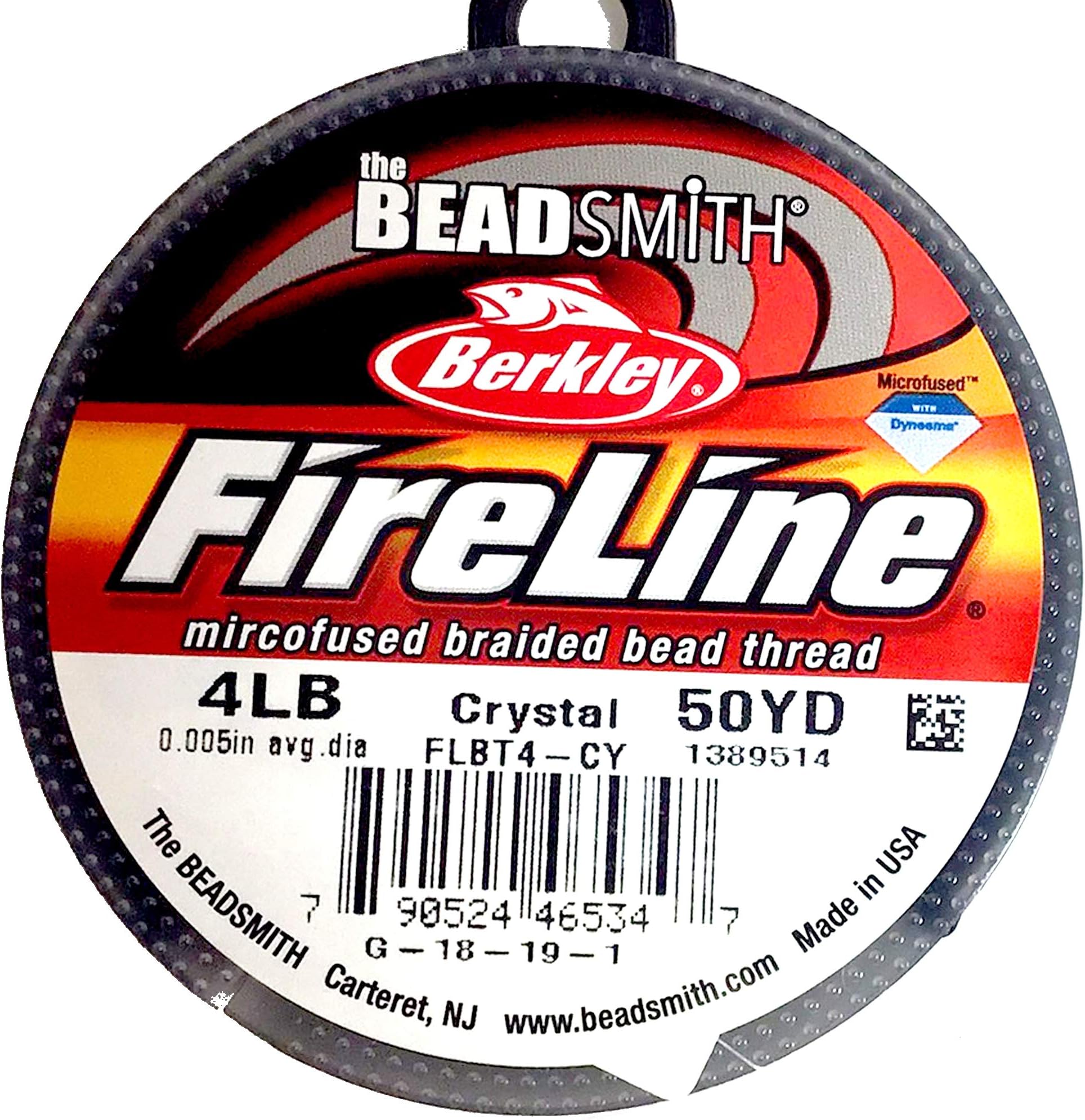 Amazon.com: Fireline Braided Beading Thread, 4 LB Test and .006" Thick ...
