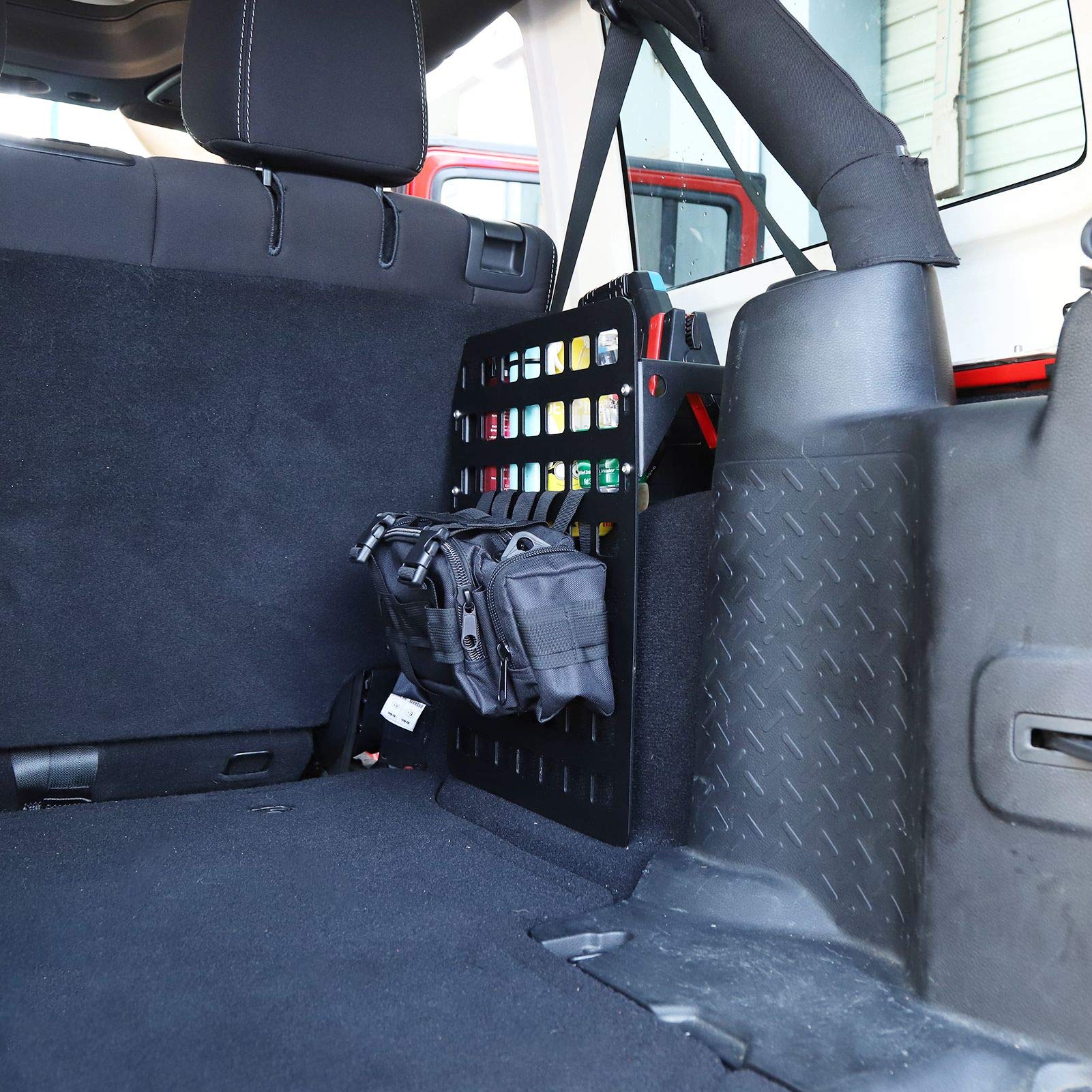 Metal Trunk Organizer, Rear Cargo Rack Shelf Cargo Storage Box for 2007 ...