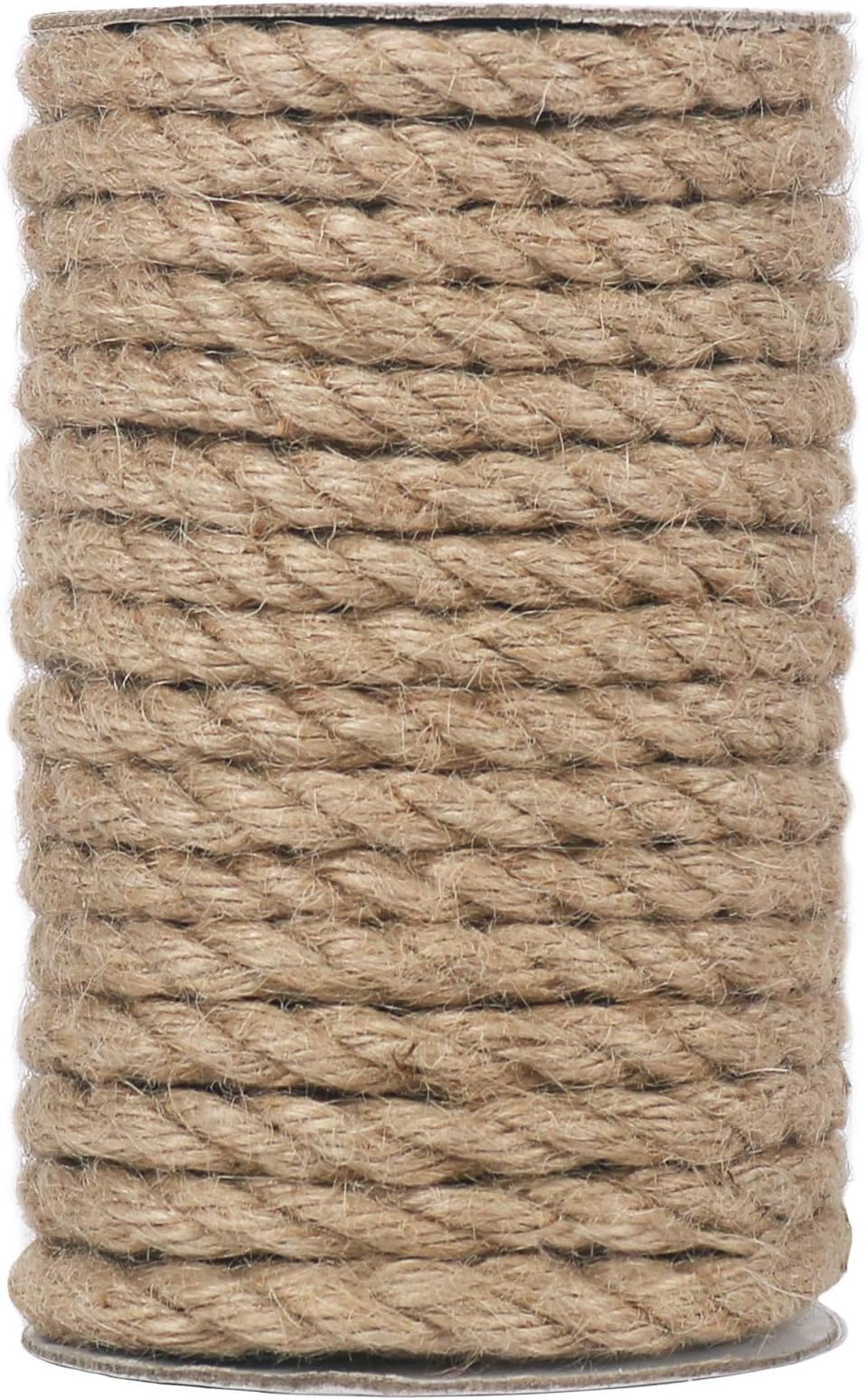 Amazon.com: HOMYHOME Jute Rope Natural Jute 10mm Burlap Twine String ...