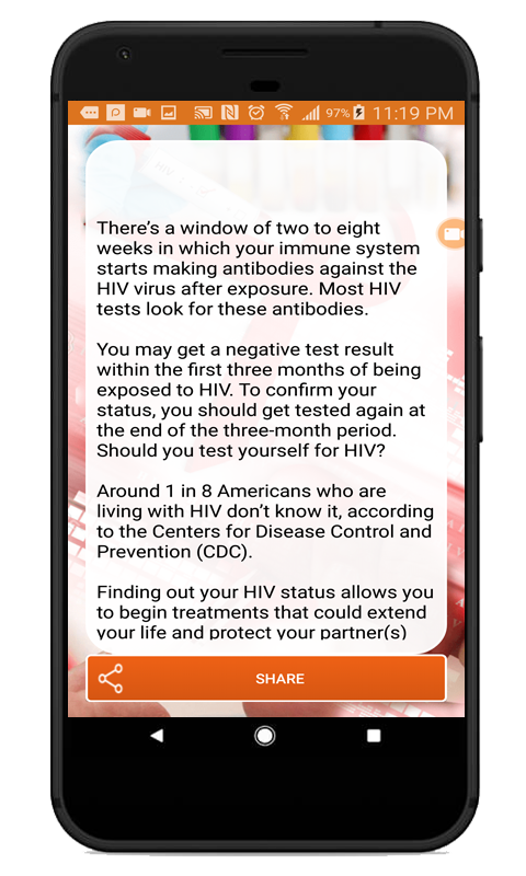 HIV/AIDS Self Test - App on the Amazon Appstore