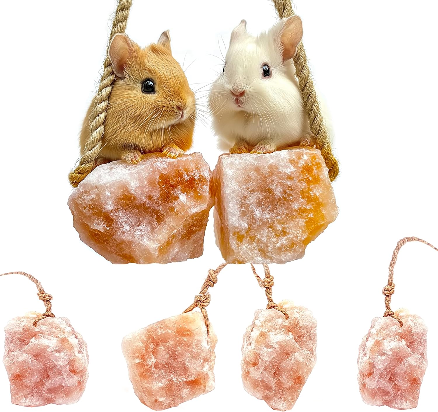 Amazon.com : 6 Count Himalayan Small Pets Salt Lick - Rabbit Toys Bunny ...