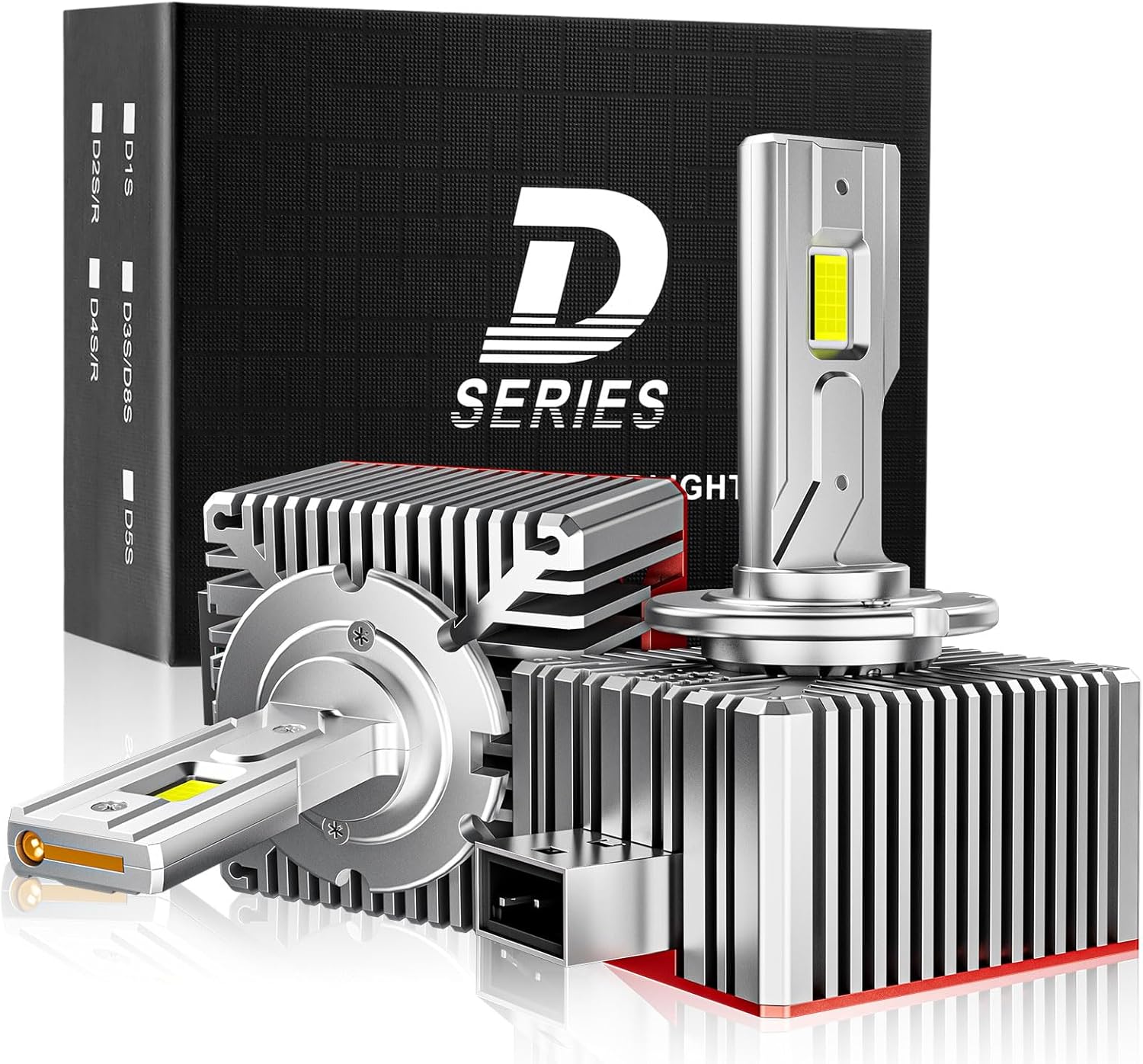 Amazon.com: NOVCAPAR D1R D1S LED Bulb,120W High Power,24000LM +600% ...